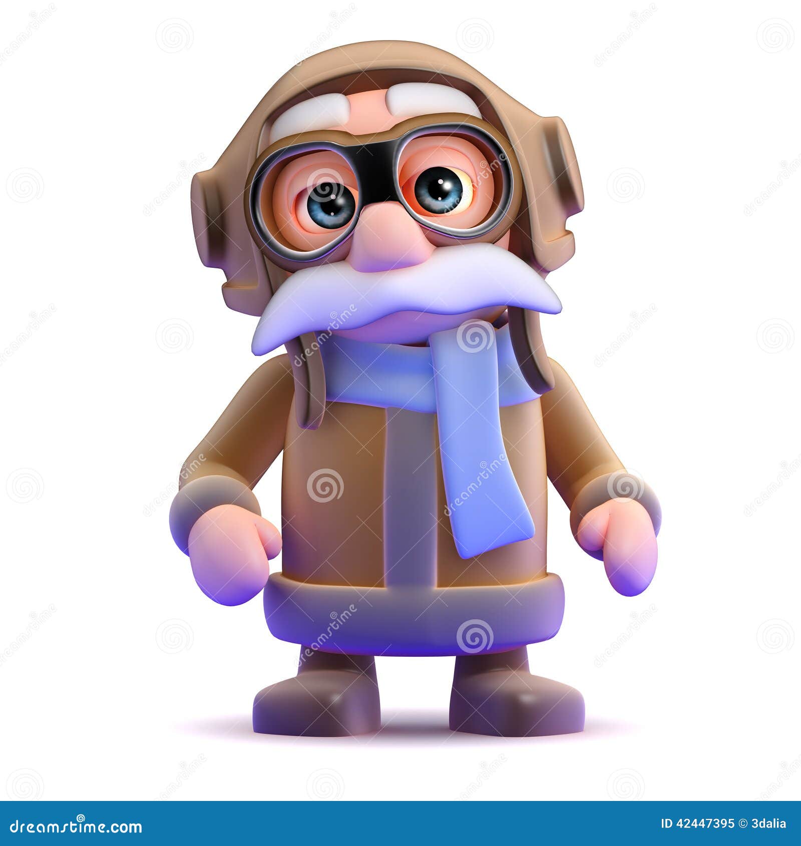 Airline Pilot In Uniform Vector Characters Illustration | CartoonDealer ...