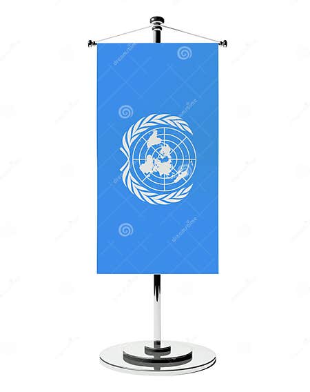 3d ONZ Table Flag Isolated White Stock Illustration - Illustration of ...