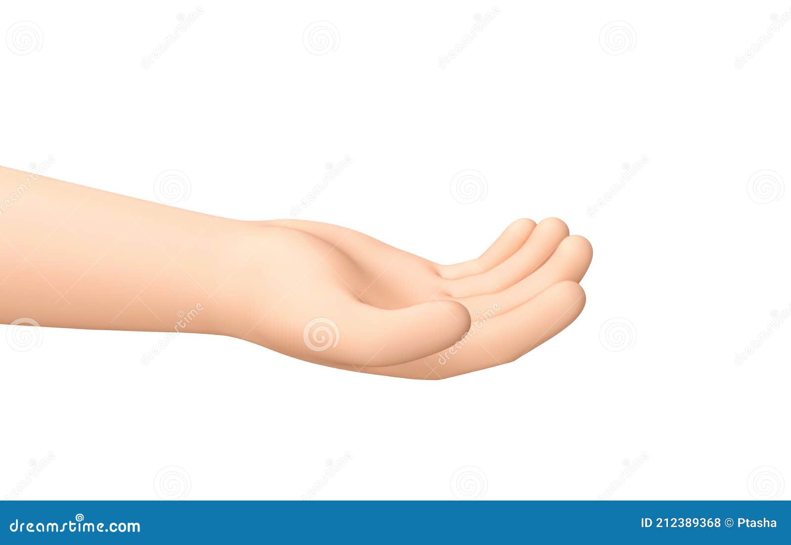 Hand Take Tissue From Box. Concept Symbol In Cartoon Illustration ...