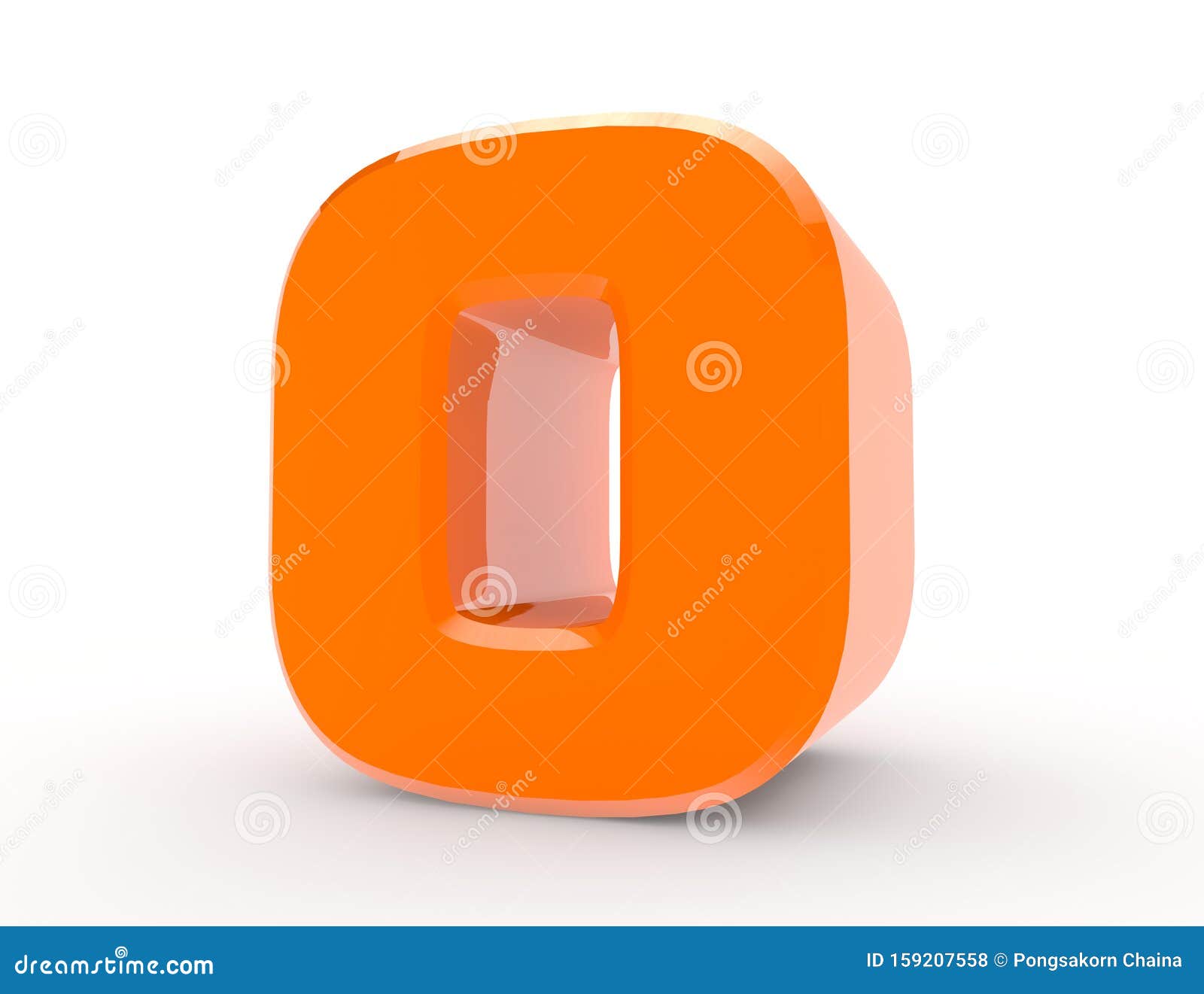 3d Orange Number 2 Isolated On White Background 3d Rendering Royalty ...
