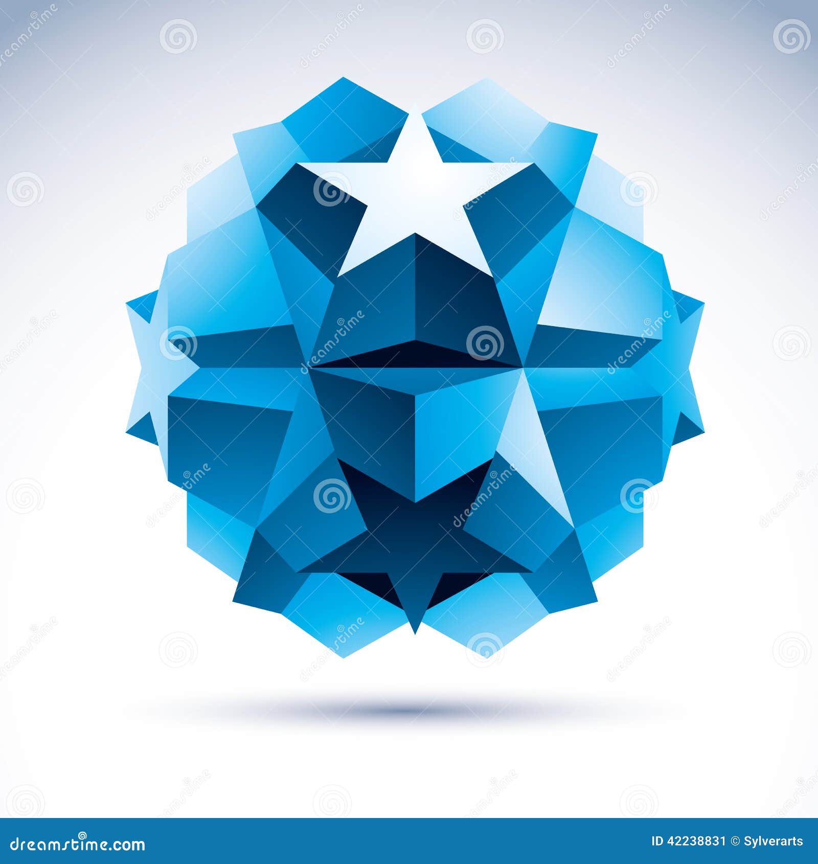 3D Origami Abstract Object, Vector Abstract Design Element, Clear Eps 8 ...