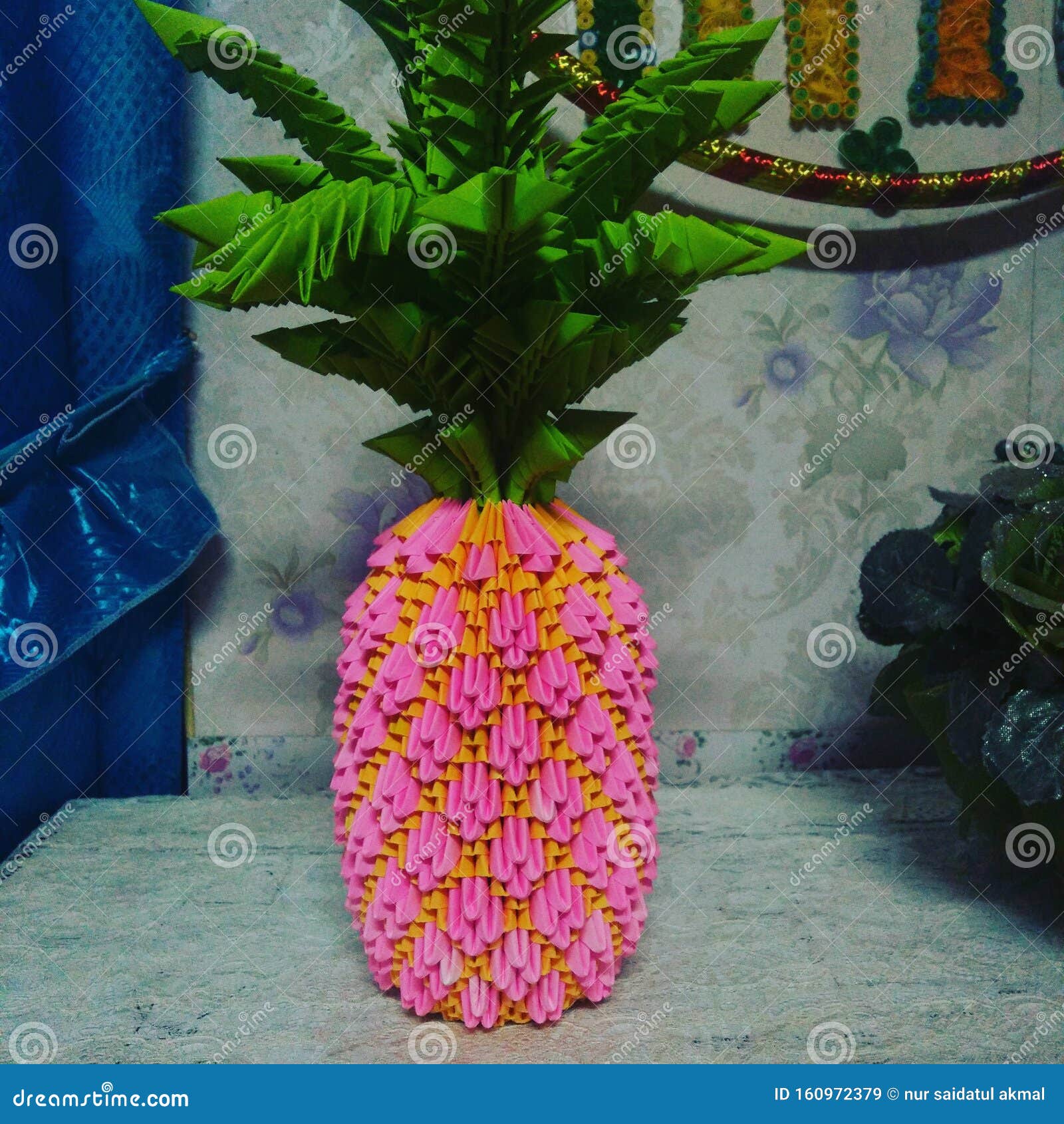 3d Origami Handmade without Using Machine and with Love Stock Image ...