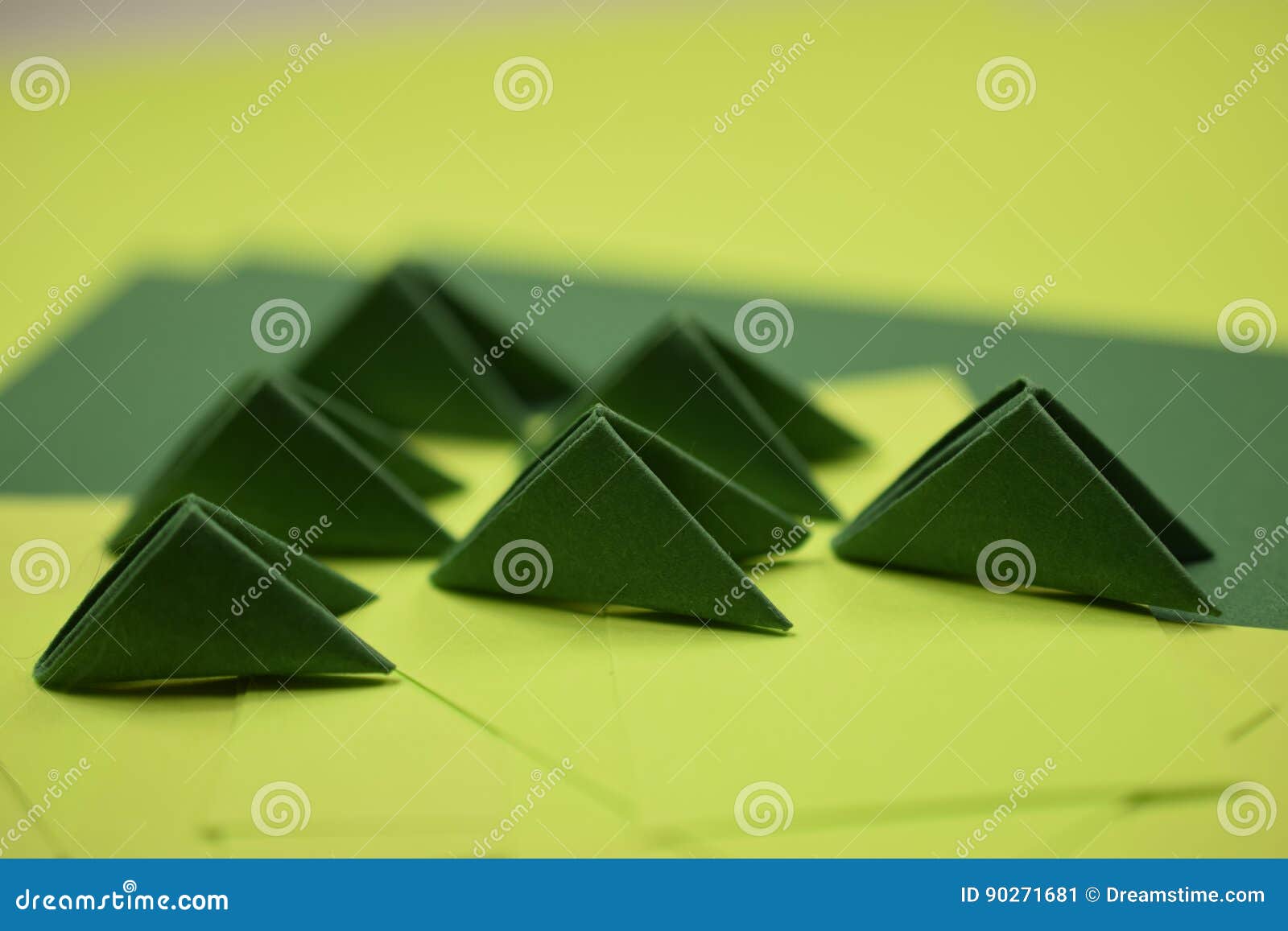 3D origami modules stock image. Image of pieces, origami - 90271681
