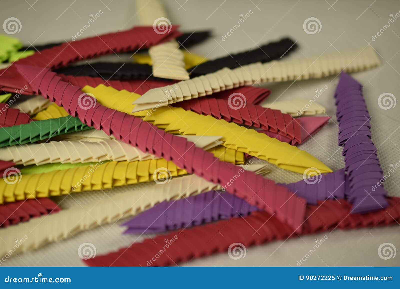 3D origami stock stock image. Image of cream, modules - 90272225