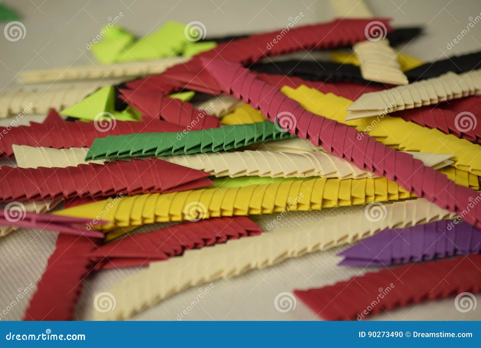 3D origami stock stock photo. Image of modular, triangle - 90273490