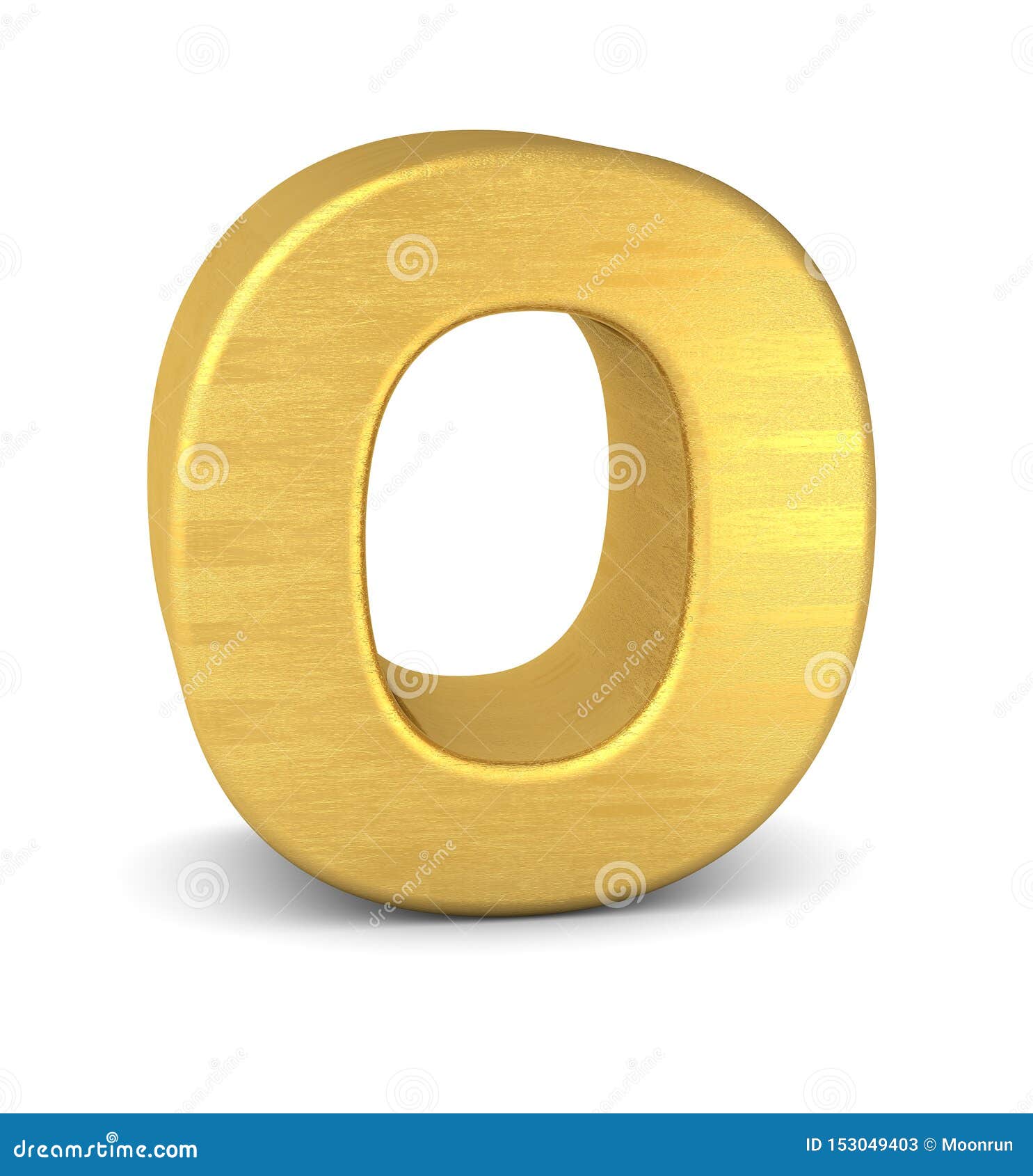 3d oro de la letra O stock de ilustración. Ilustración de texto - 153049403