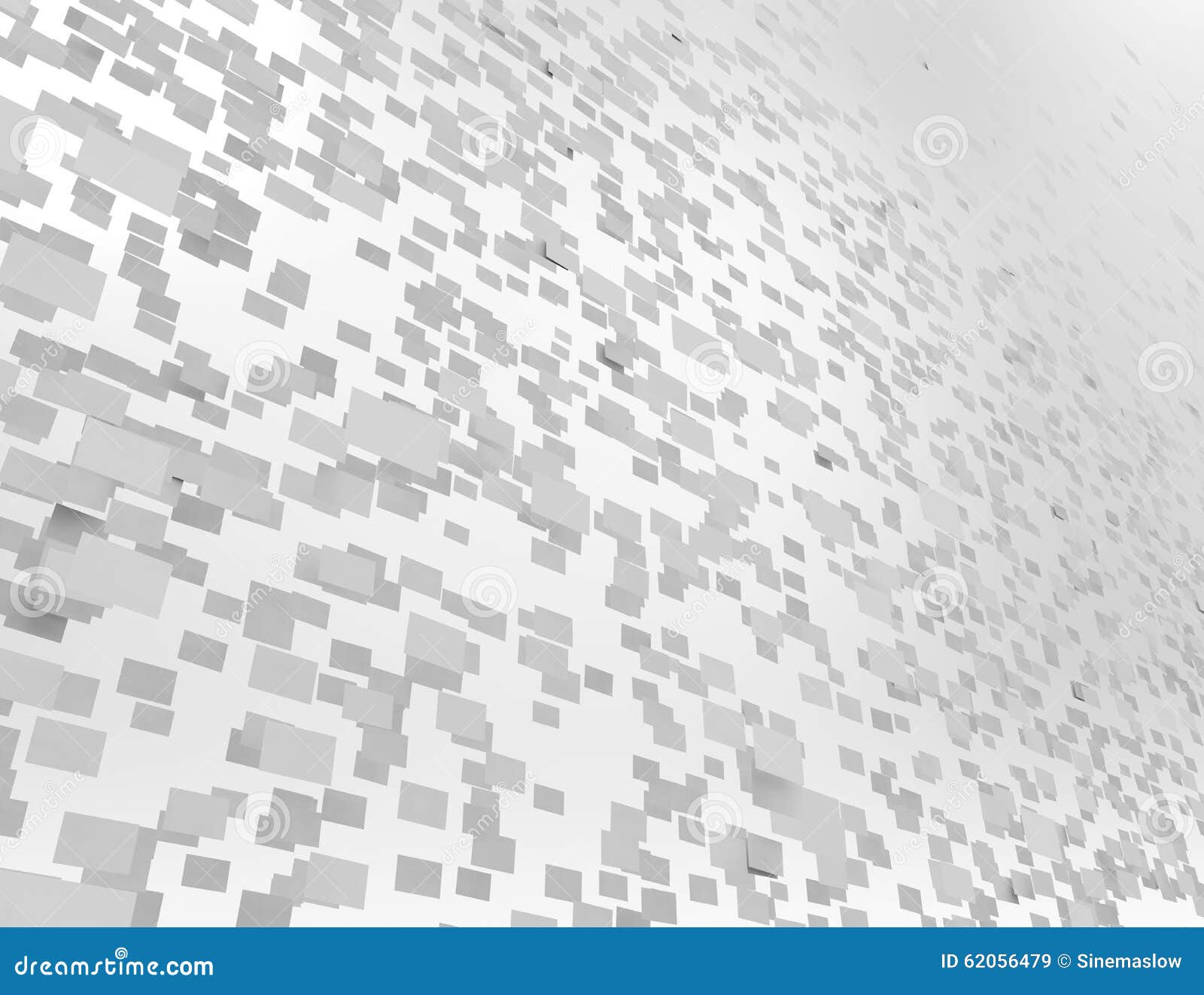 3d Overlapping Rectangles Isolated Over a White Background Stock ...