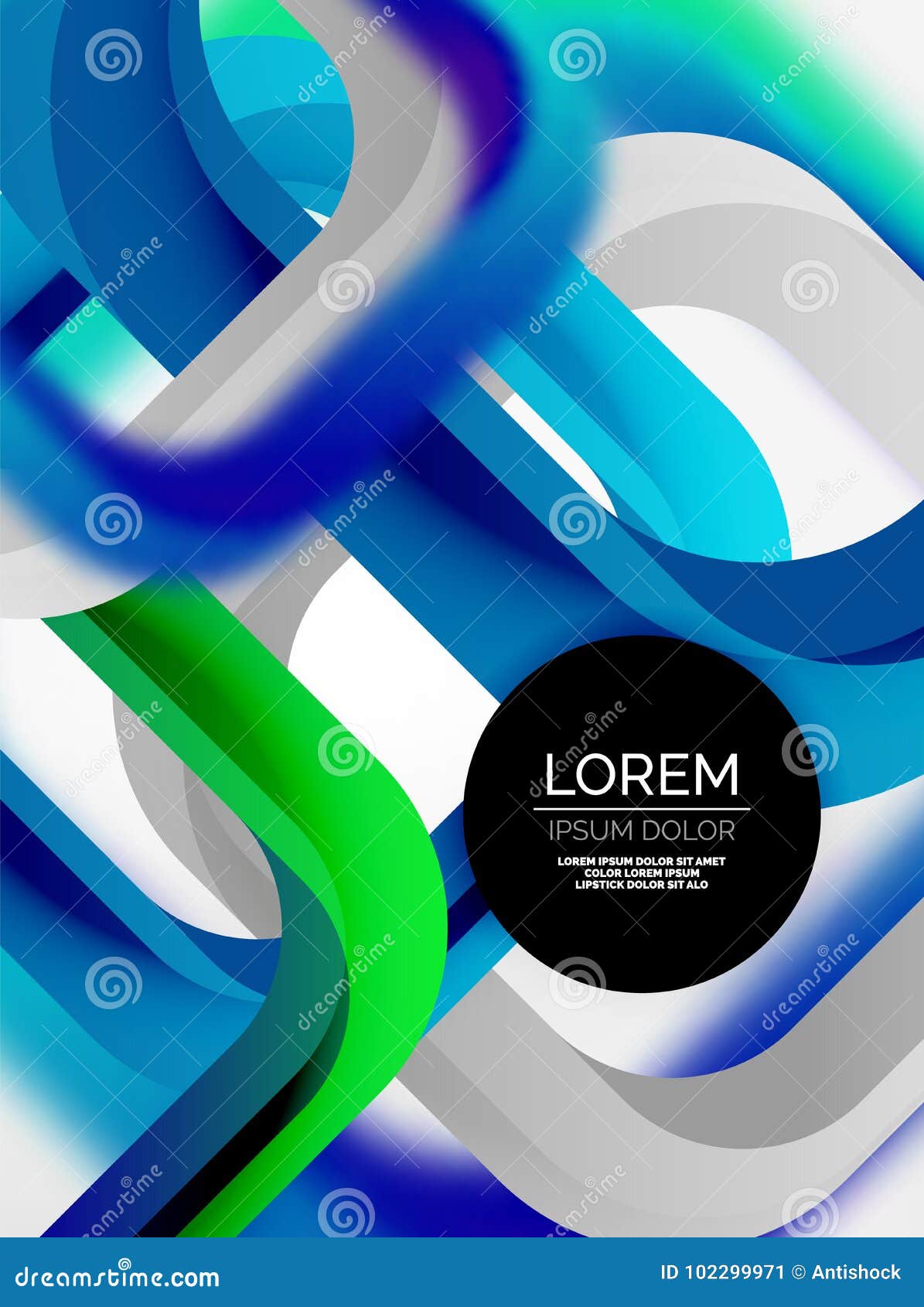 3d Overlapping Squares Abstract Background Stock Vector - Illustration ...