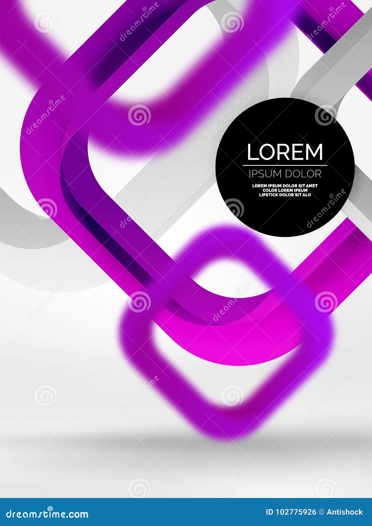 3d Overlapping Squares Abstract Background Stock Vector - Illustration ...