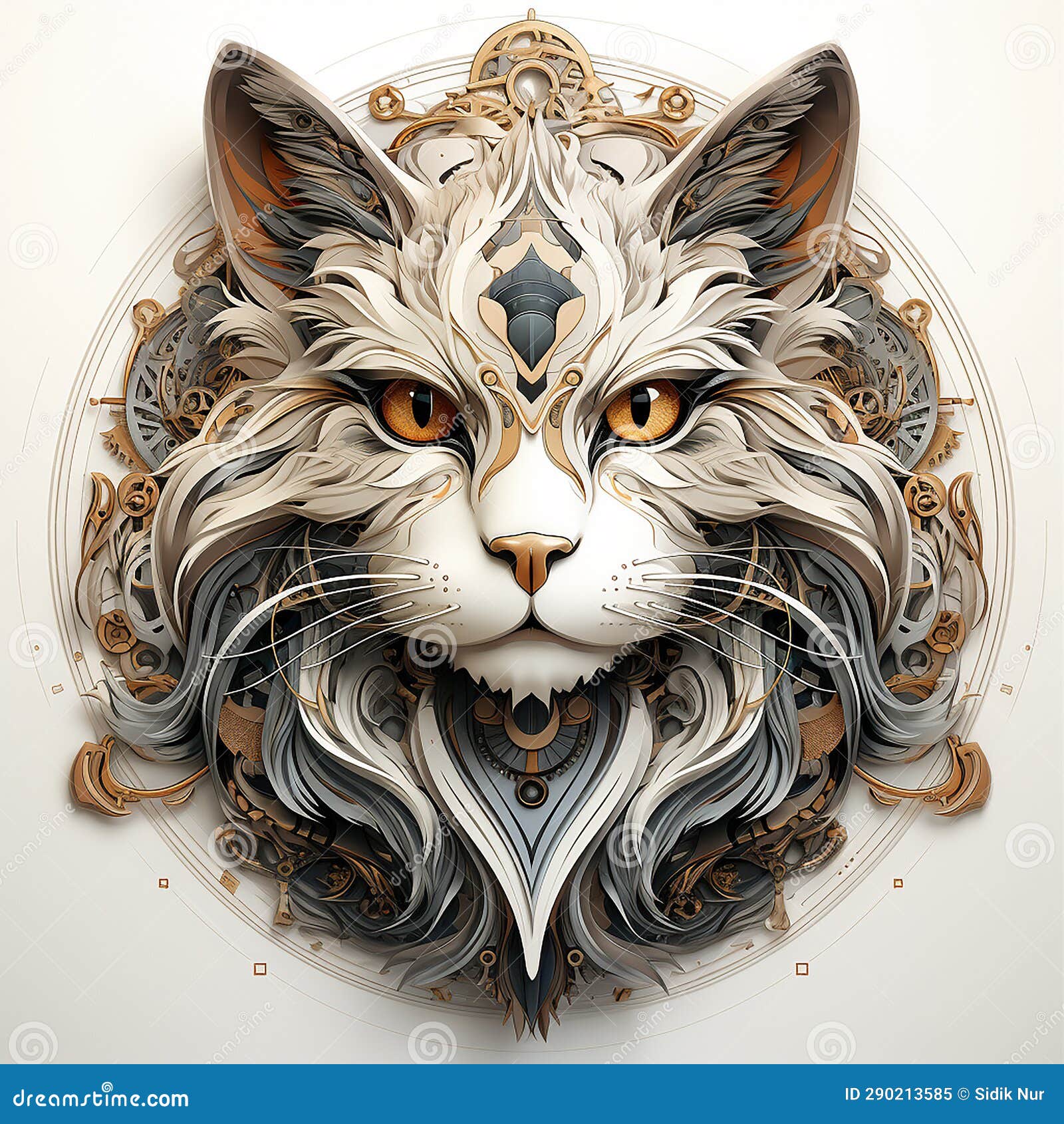 3D paint logo illustration stock illustration. Illustration of nose ...