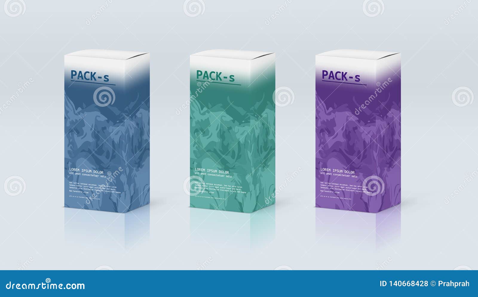 3D Paper Box Backaging Template for Branding Stock Illustration ... 3D Paper Box Backaging Template for Branding Stock Illustration ...