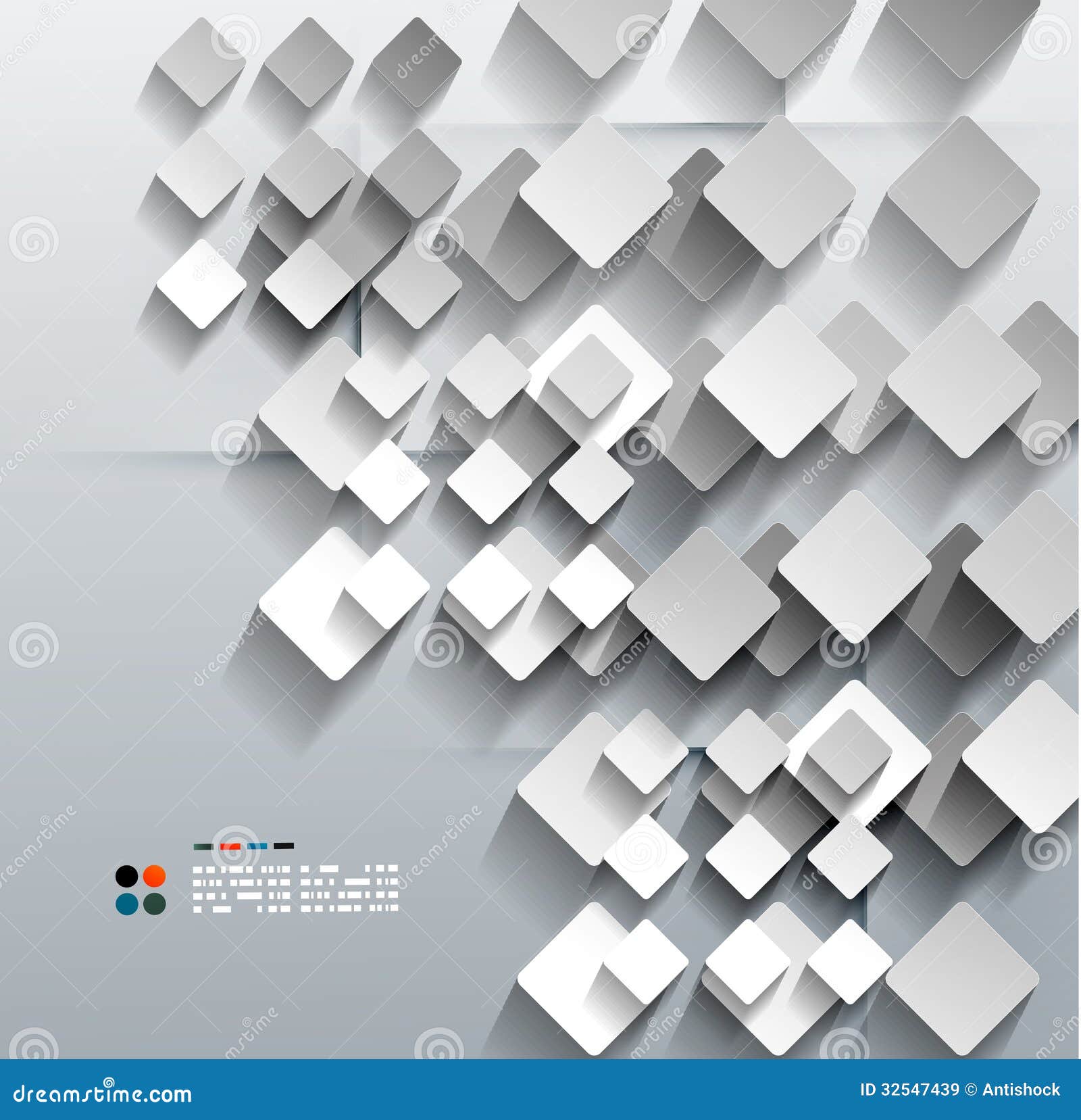 3d Paper Rhomb Vector Modern Design Stock Vector - Illustration of ...