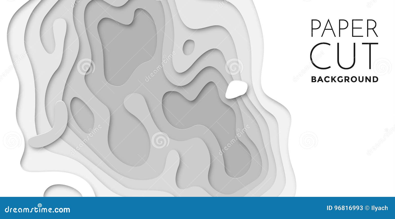 3D Papercut Layers, Paper Cut Vector Art Background Banner Texture ...