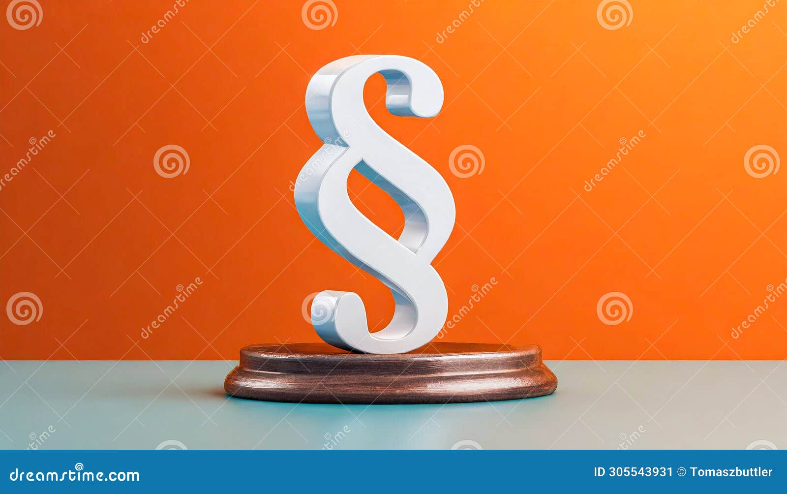 Paragraph Sign on Orange Background, Law and Justice Concept Stock ...