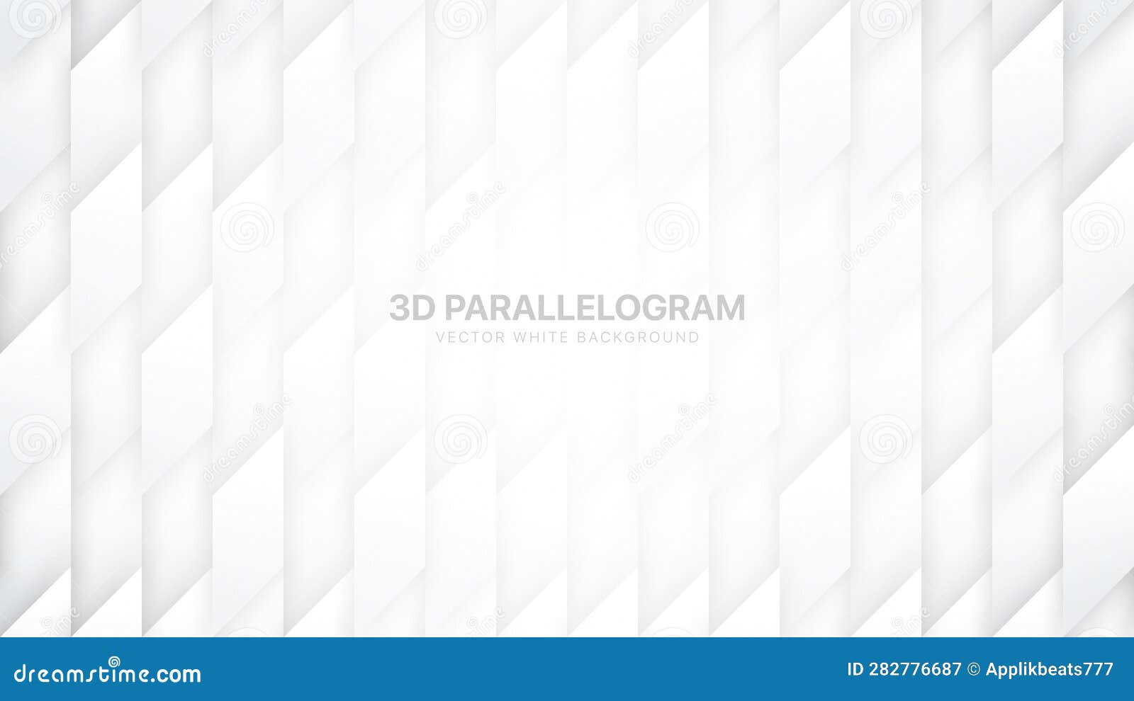 Parallelogram 3d Shapes, 3d Geometric Basic, Simple Parallelogram ...