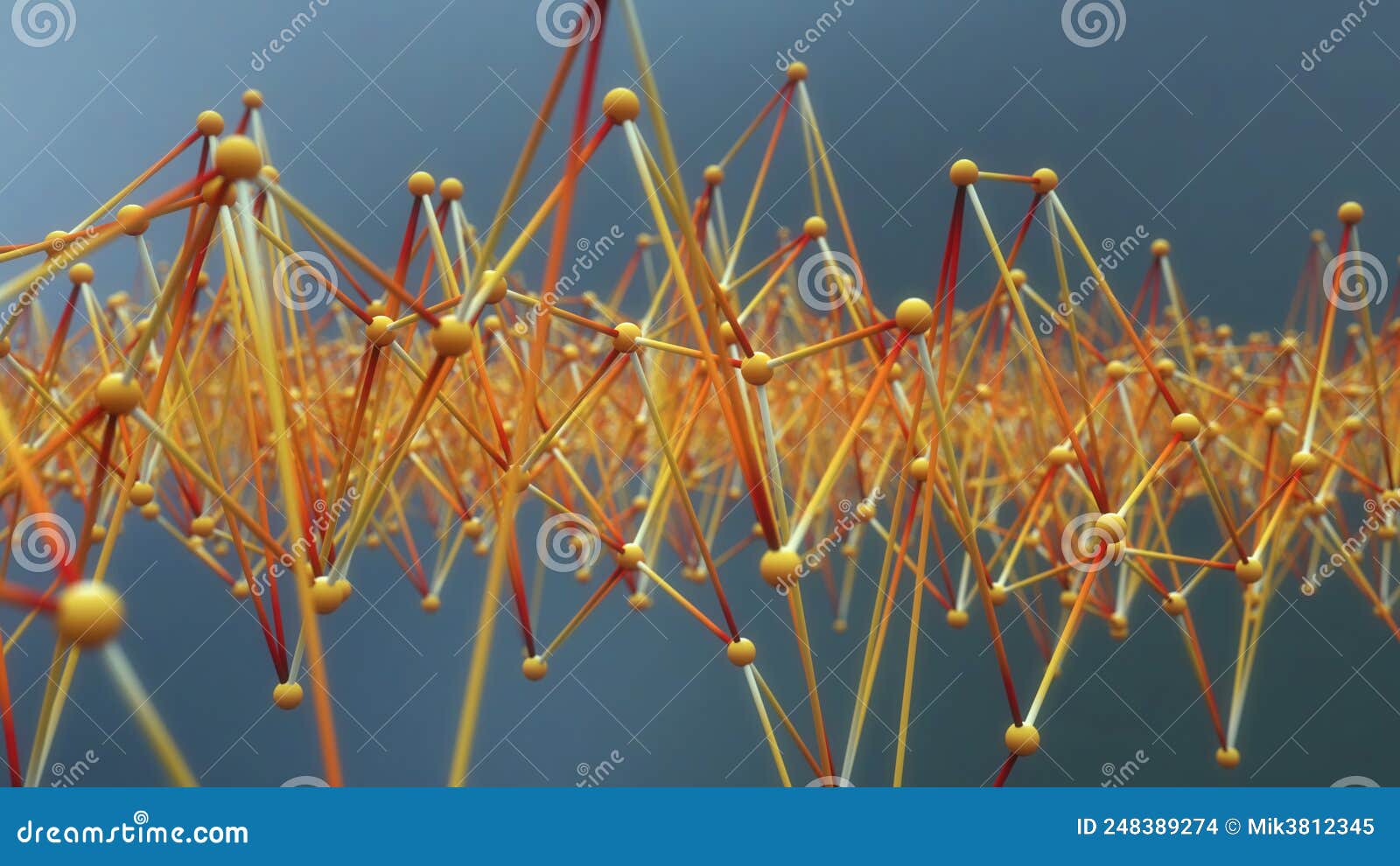 3D particles connection stock photo. Image of particle - 248389274