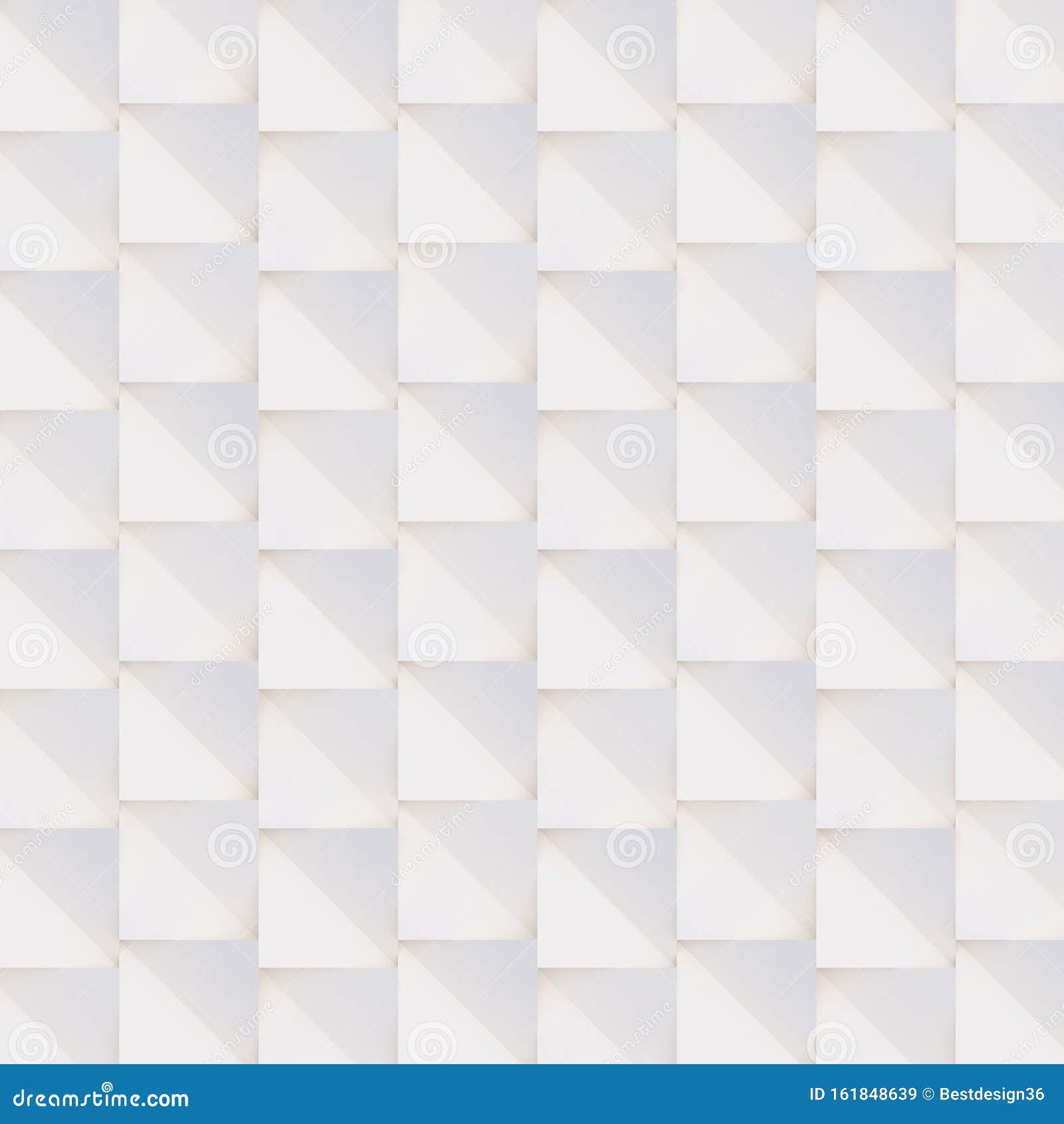 3D Pattern Made of White and Beige Geometric Shapes Stock Image - Image ...