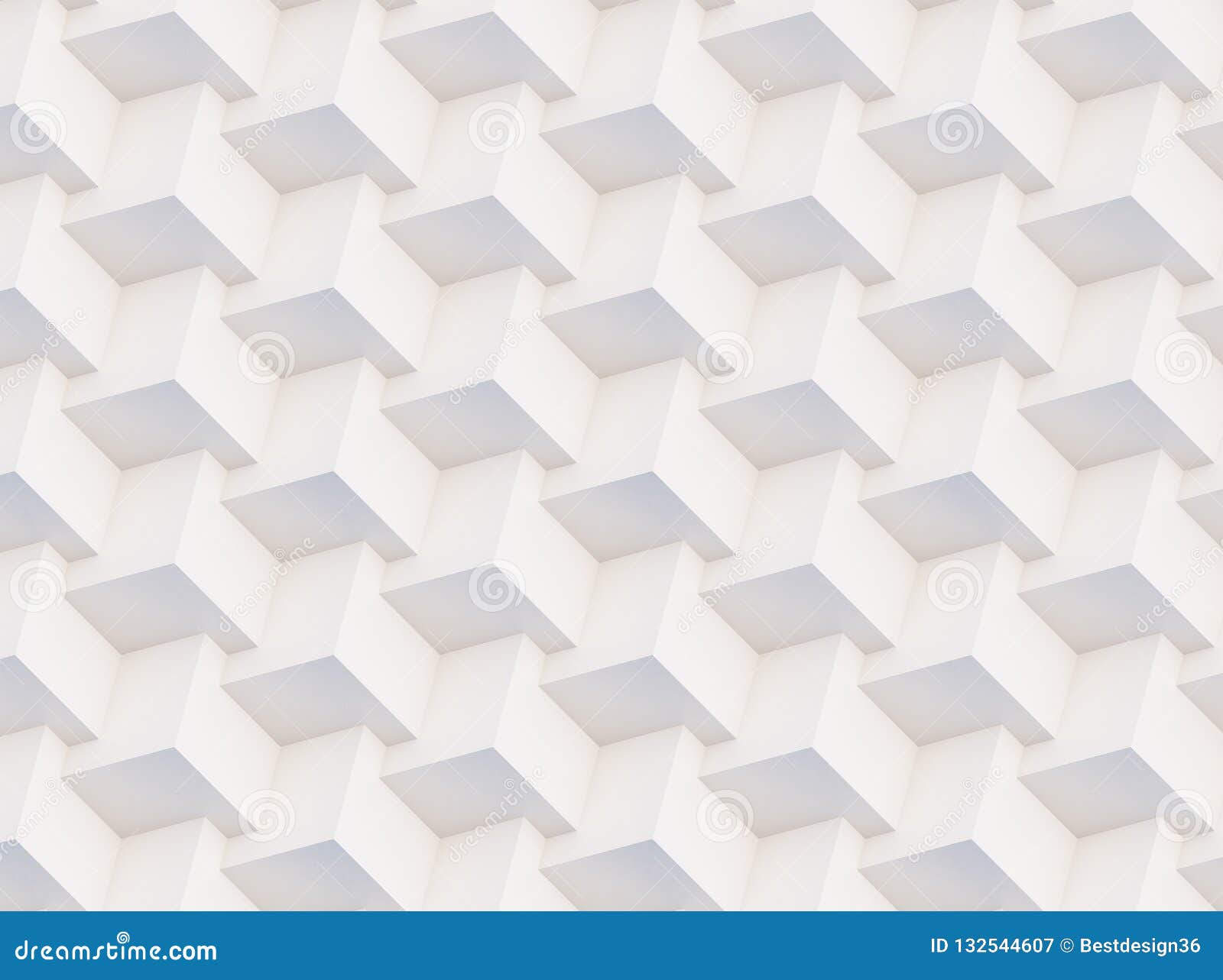 3D Pattern White and Beige Geometric Shapes Stock Image - Image of ...