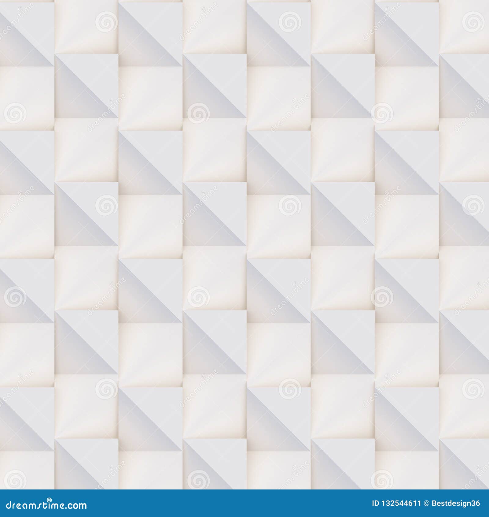 3D Pattern White and Beige Geometric Shapes Stock Illustration ...