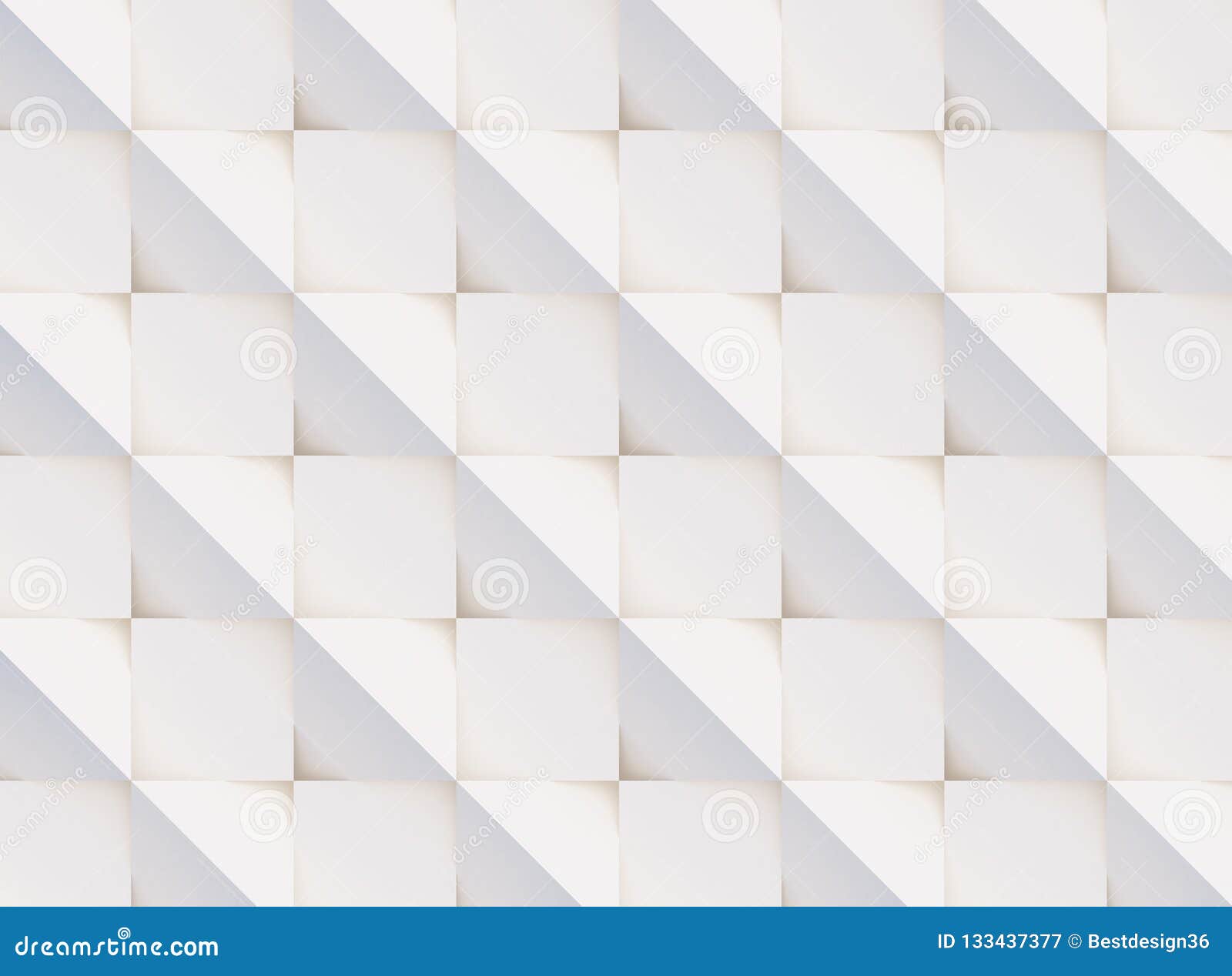 3D Pattern of White and Beige Geometric Shapes Stock Image - Image of ...
