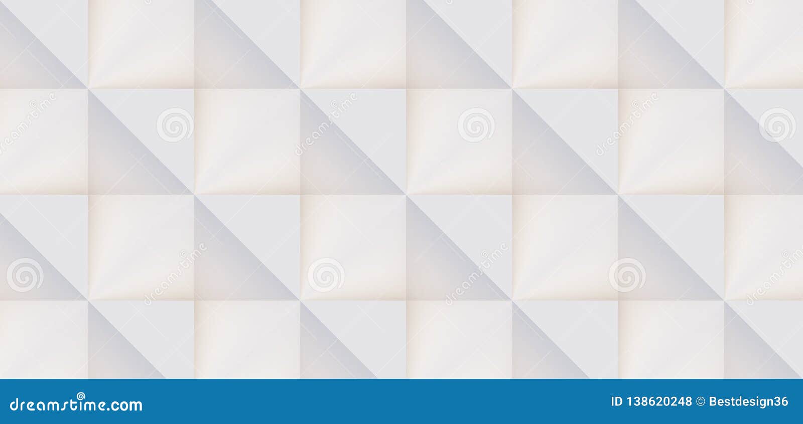 3D Pattern of White and Beige Geometric Shapes Stock Photo - Image of ...
