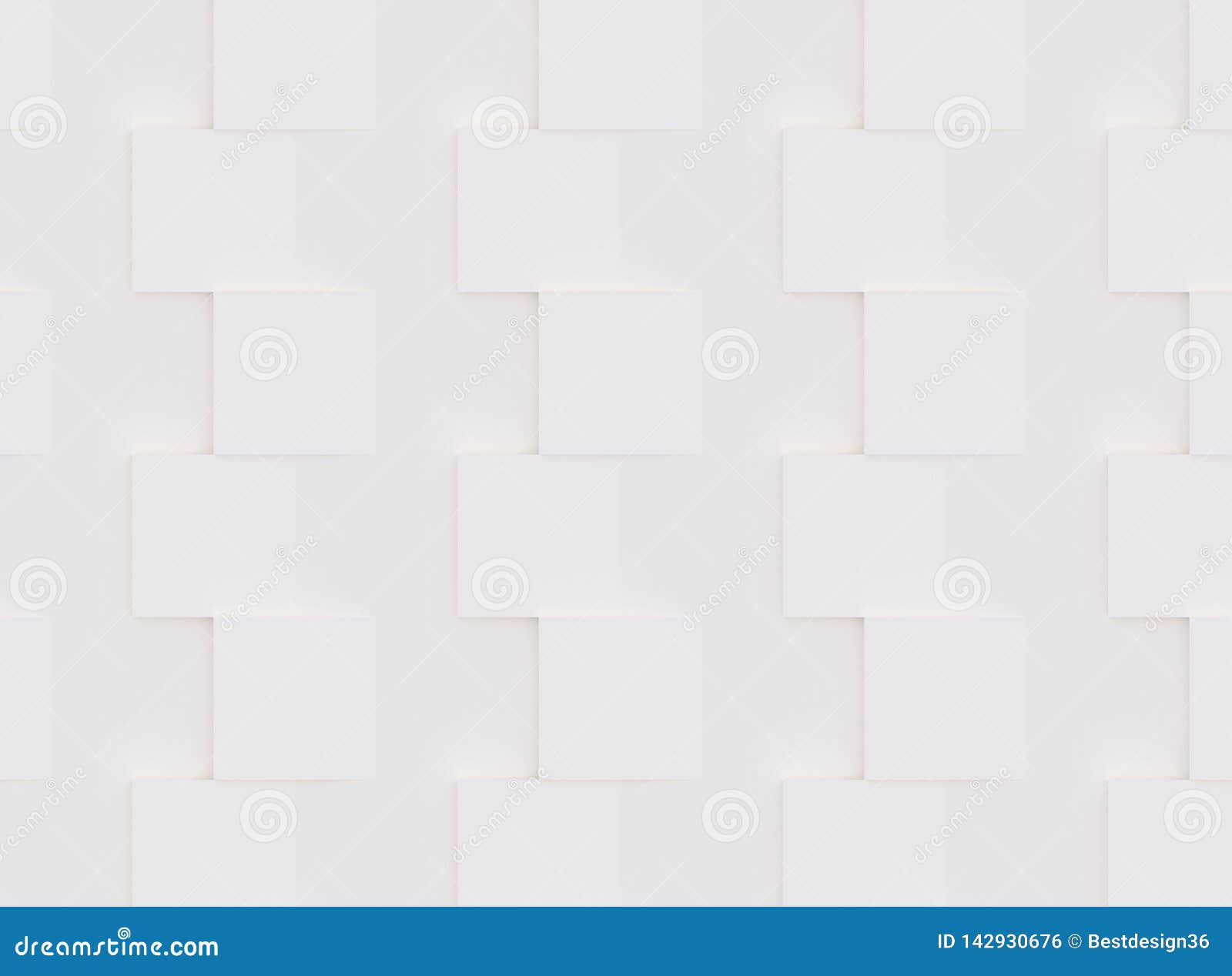 3D Pattern of White and Beige Geometric Shapes Stock Illustration ...