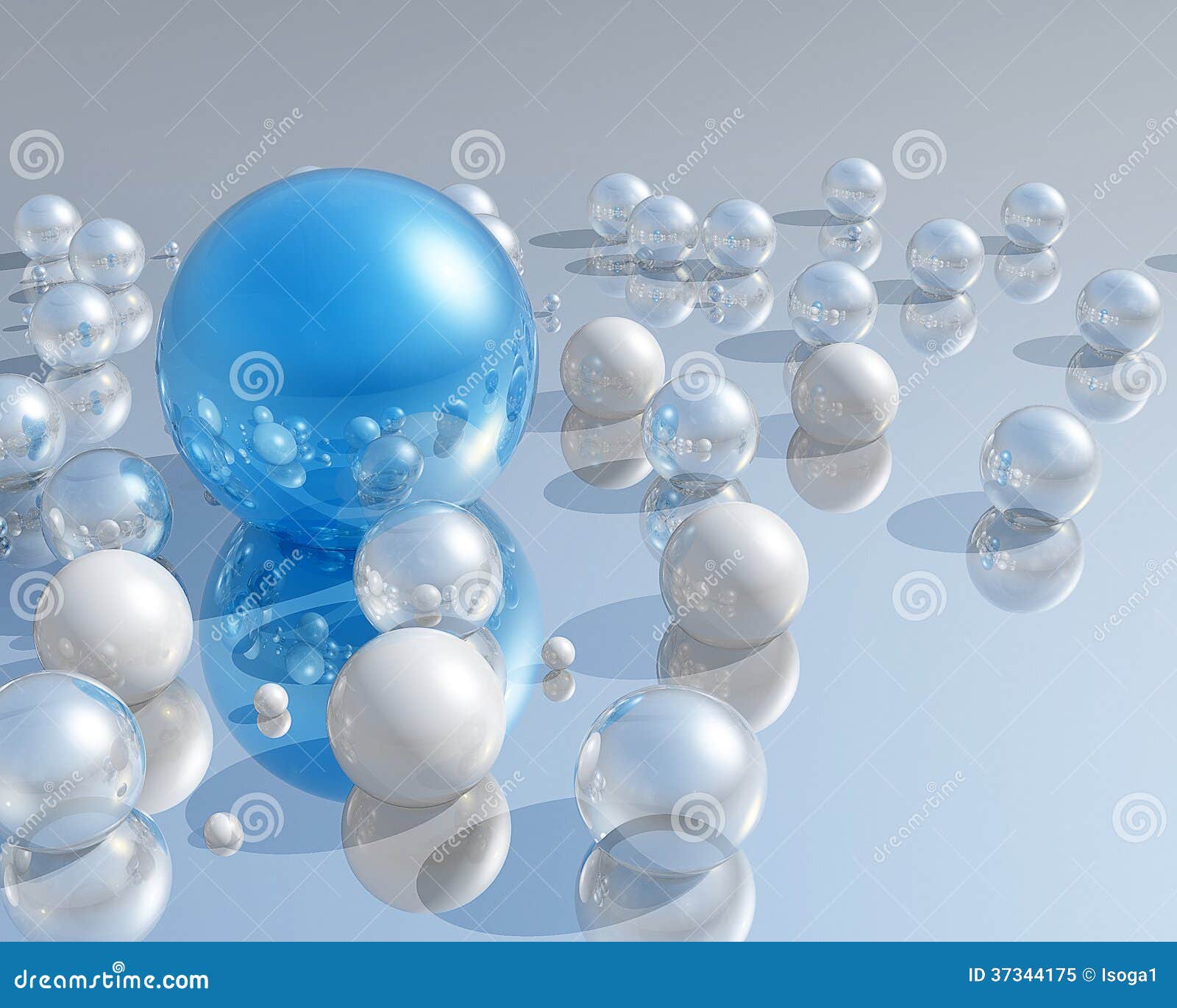 3D Pearl stock illustration. Illustration of cool, macro - 37344175