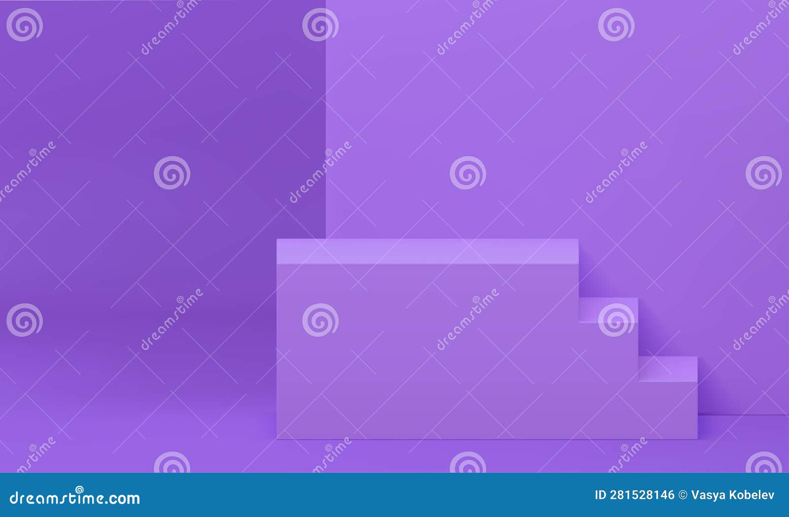 3d Pedestal Ladder of Success Basic Foundation Staircase Steps ...