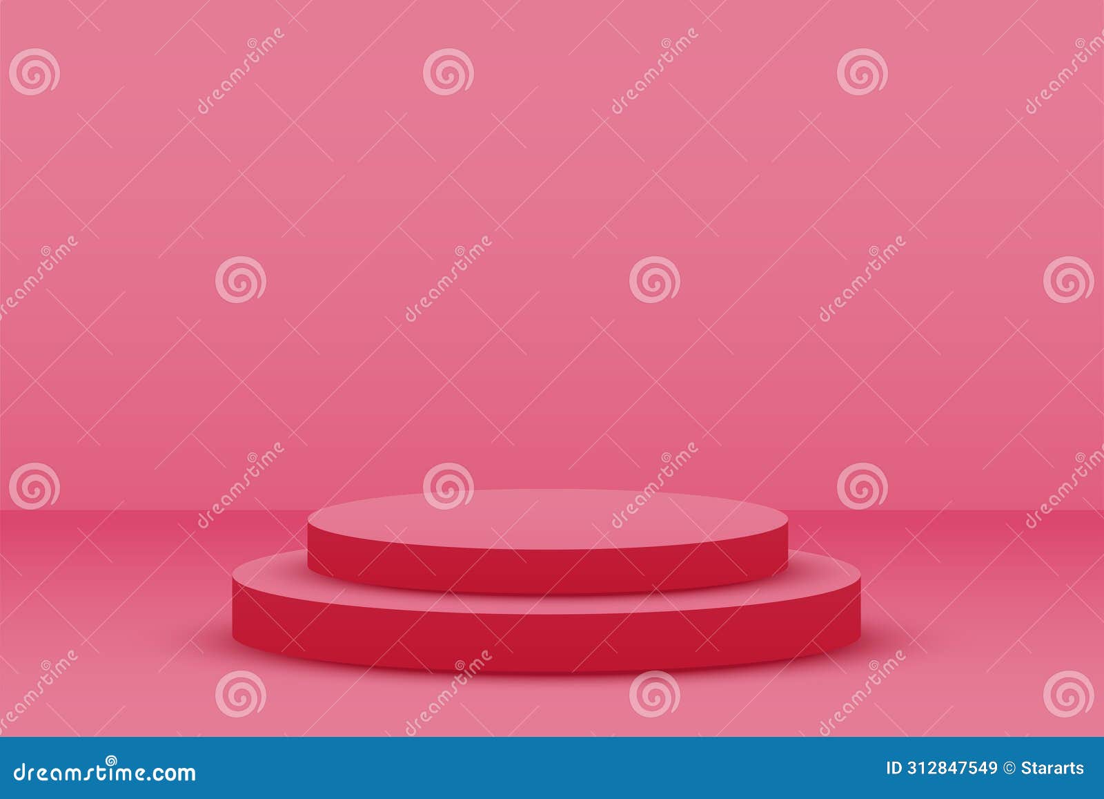 3d Pedestal Platform with Empty Backdrop for Object Fashion Promotion ...