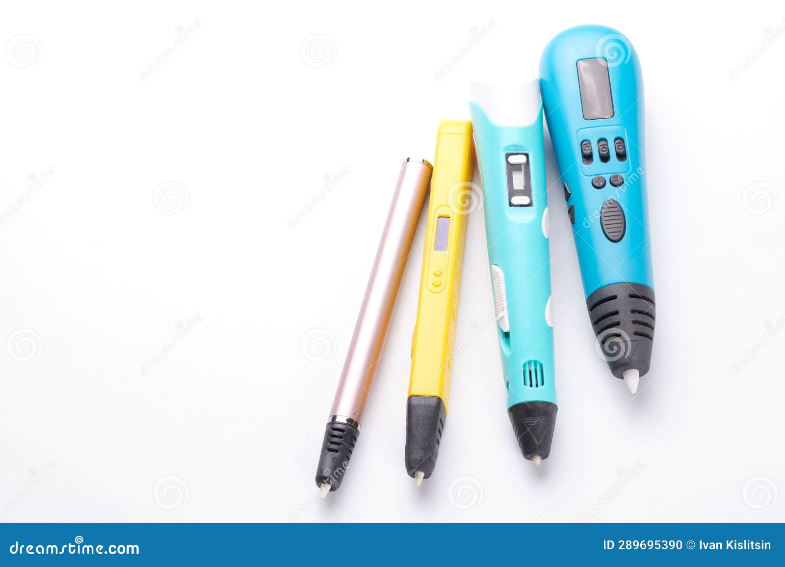 3d Pen for Creating Volume Plastic Figures Stock Photo - Image of ...