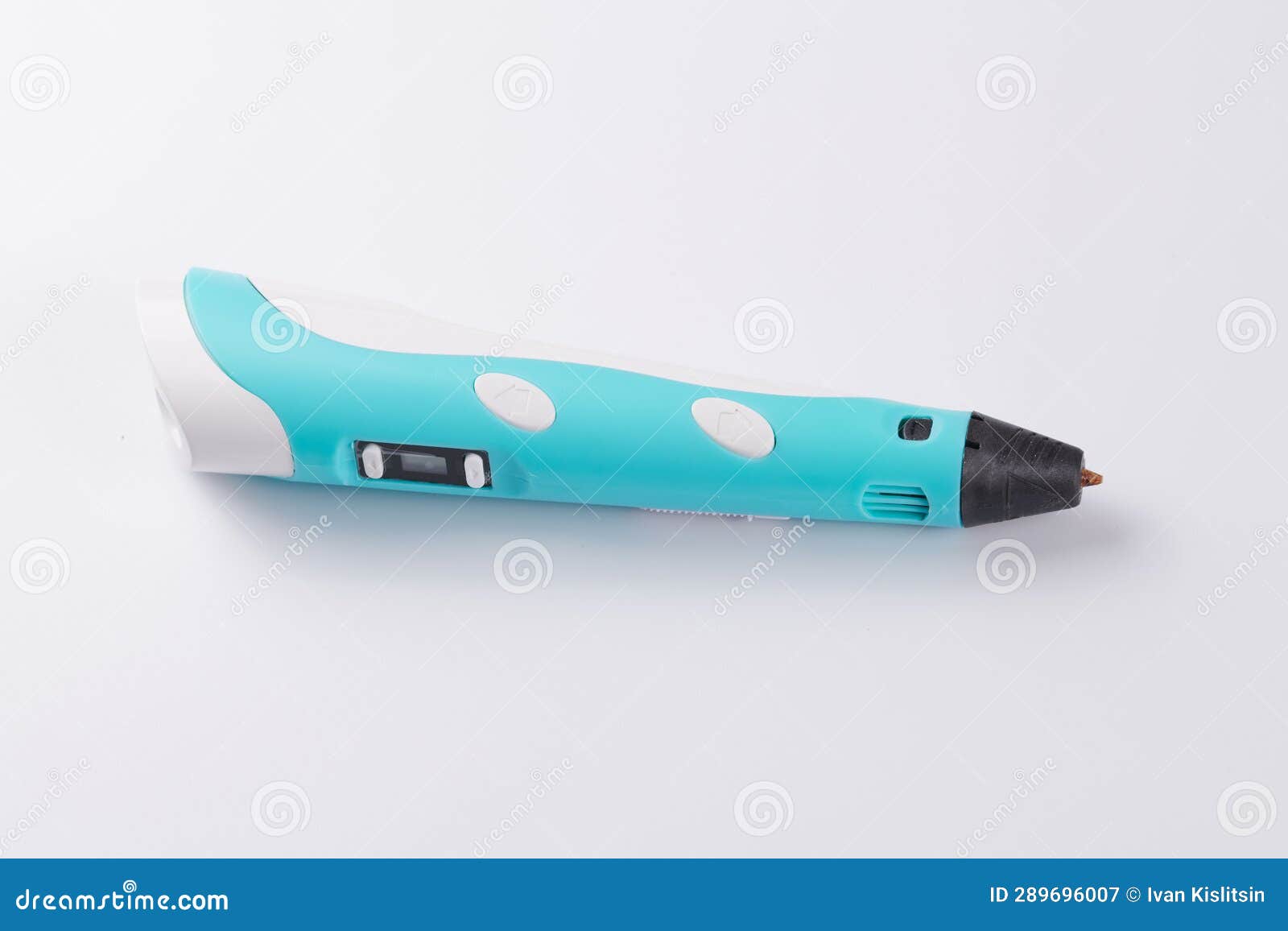 3d Pen for Creating Volume Plastic Figures Isolated Stock Image - Image ...