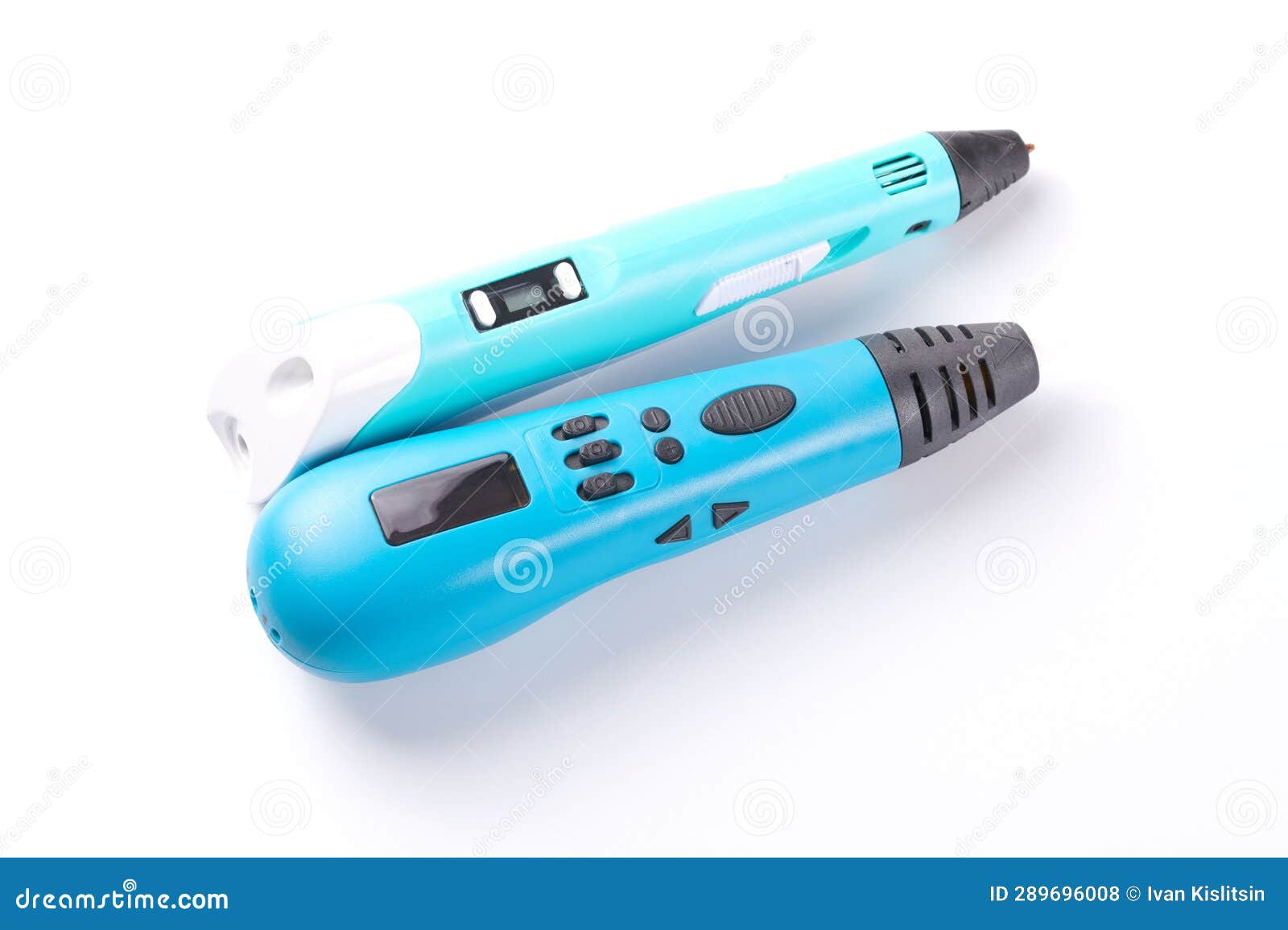 3d Pen for Creating Volume Plastic Figures Isolated Stock Photo - Image ...