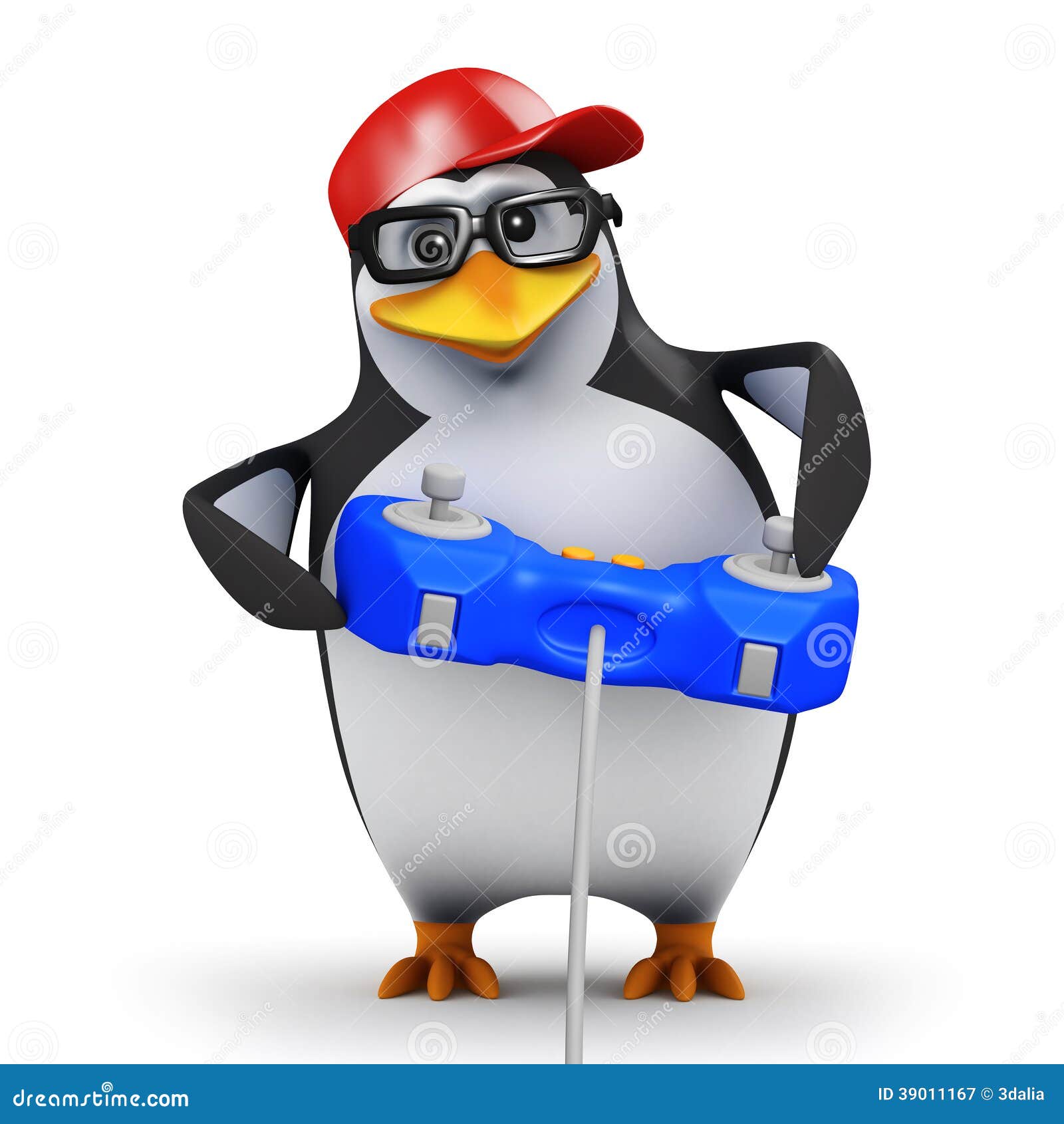 3d Penguin Gamer Stock Illustrations – 7 3d Penguin Gamer Stock ...