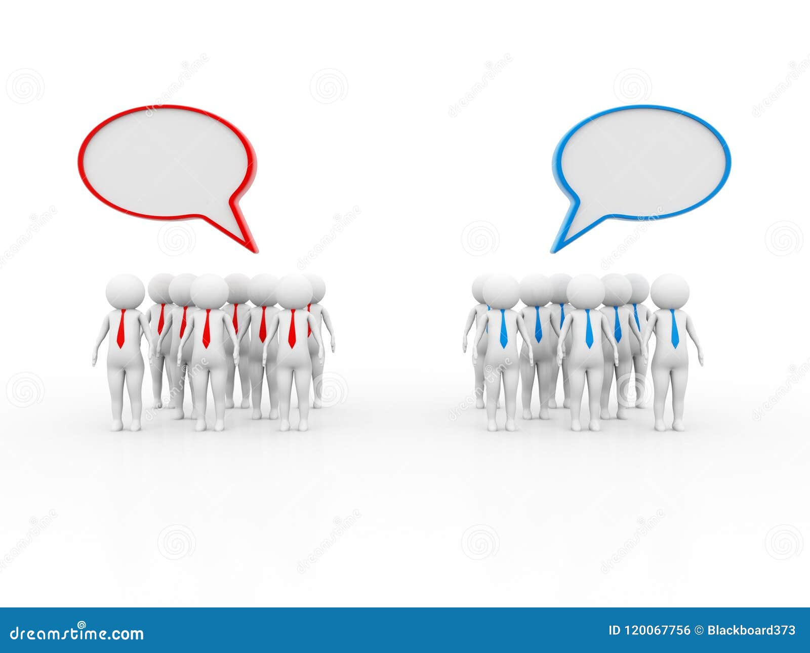 Business Conversation,chat Concept between the Two Group. 3d Render ... Business Conversation,chat Concept between the Two Group. 3d Render ...