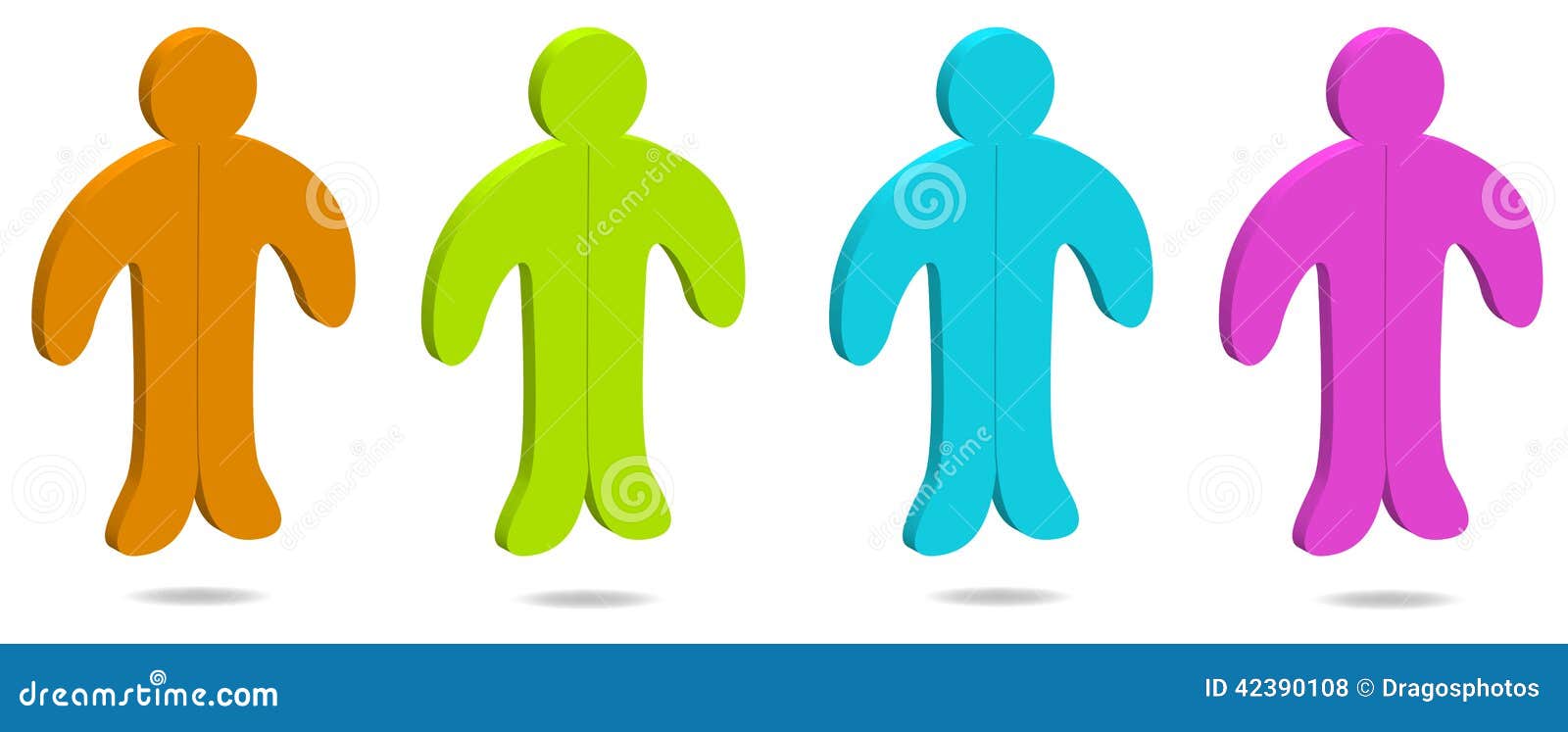 3d people stock illustration. Illustration of simple - 42390108