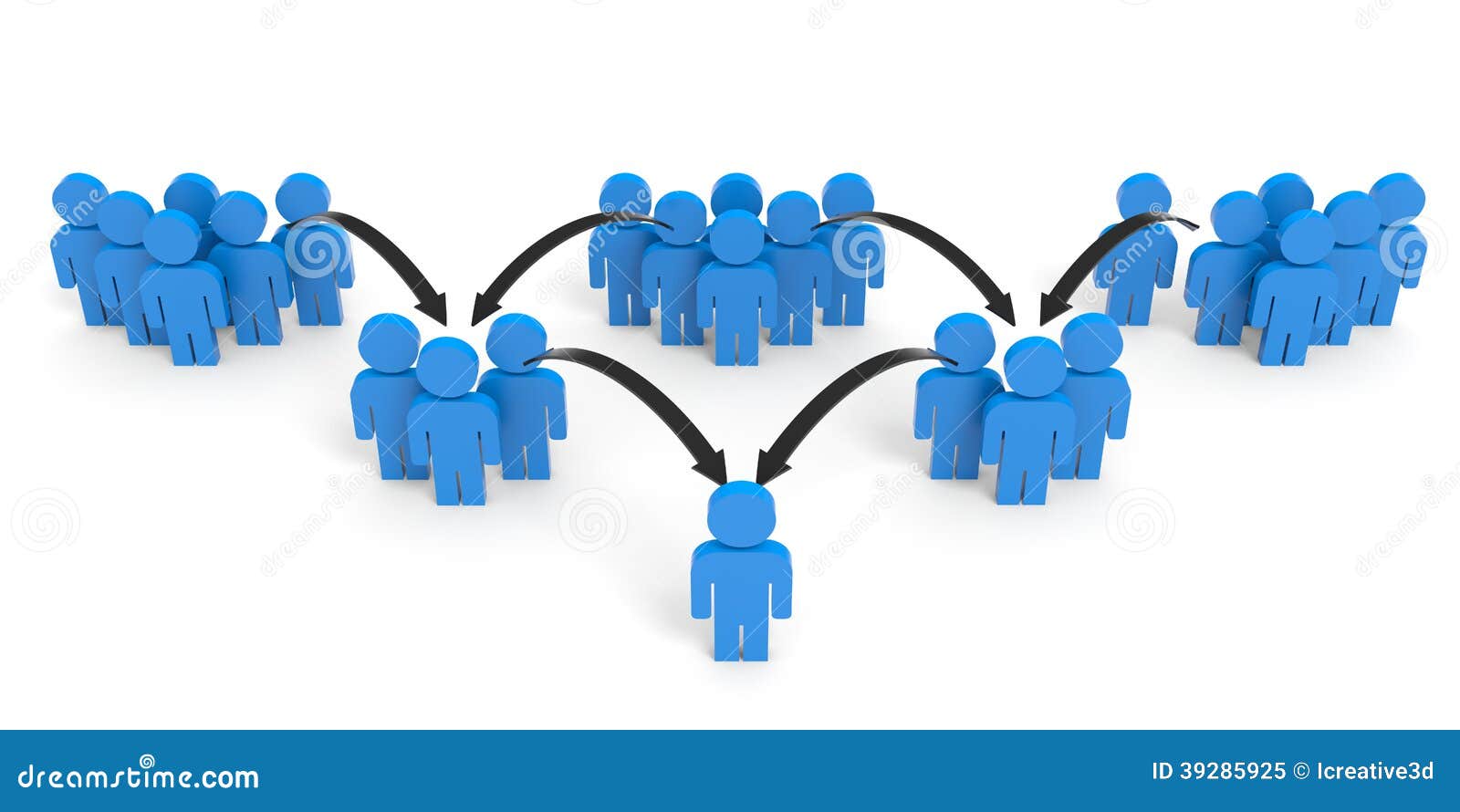 3D People. Communication Concept Stock Illustration - Illustration of ...