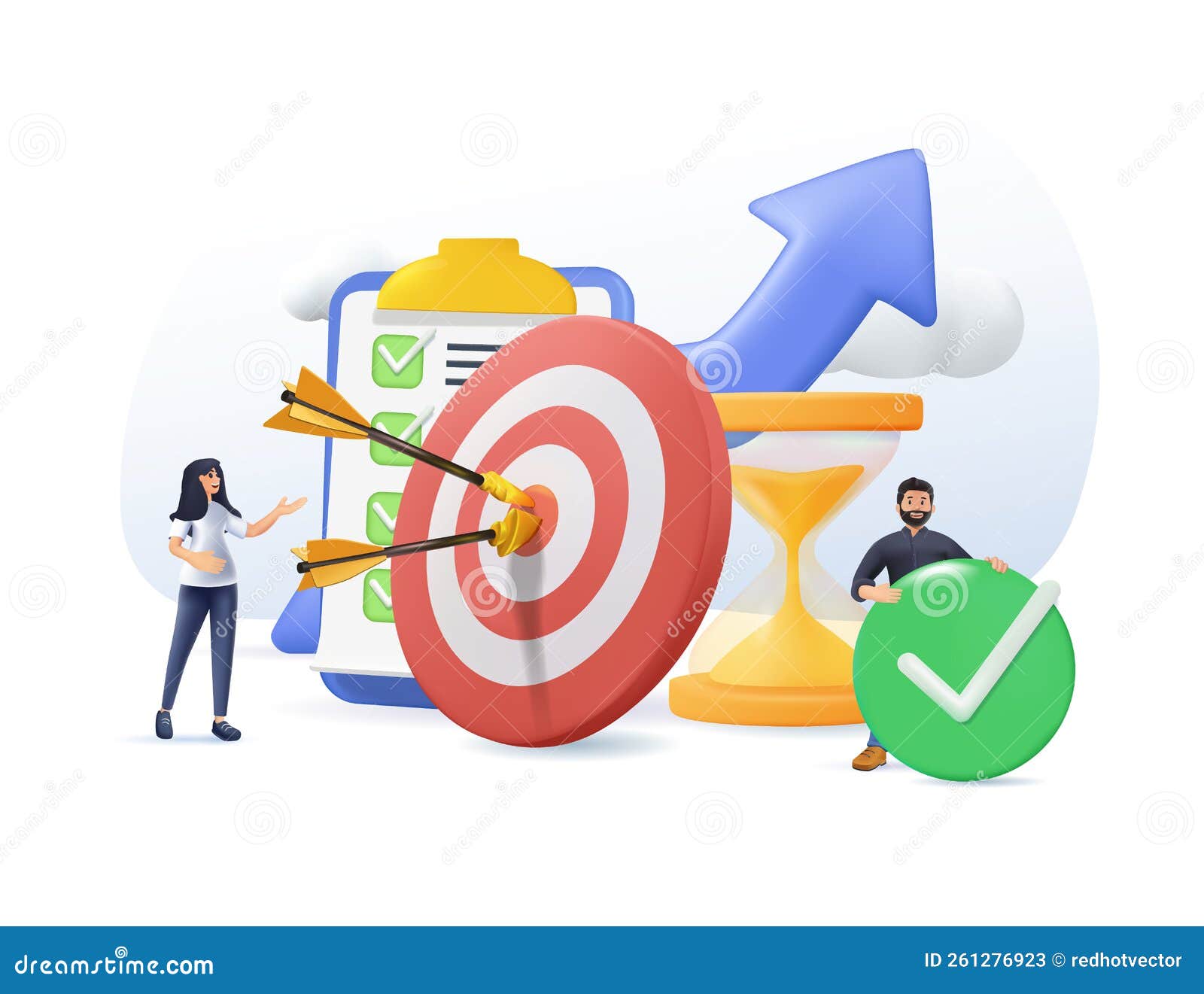 3D People Developing Self Control System Isolated 3D Render Vector ...