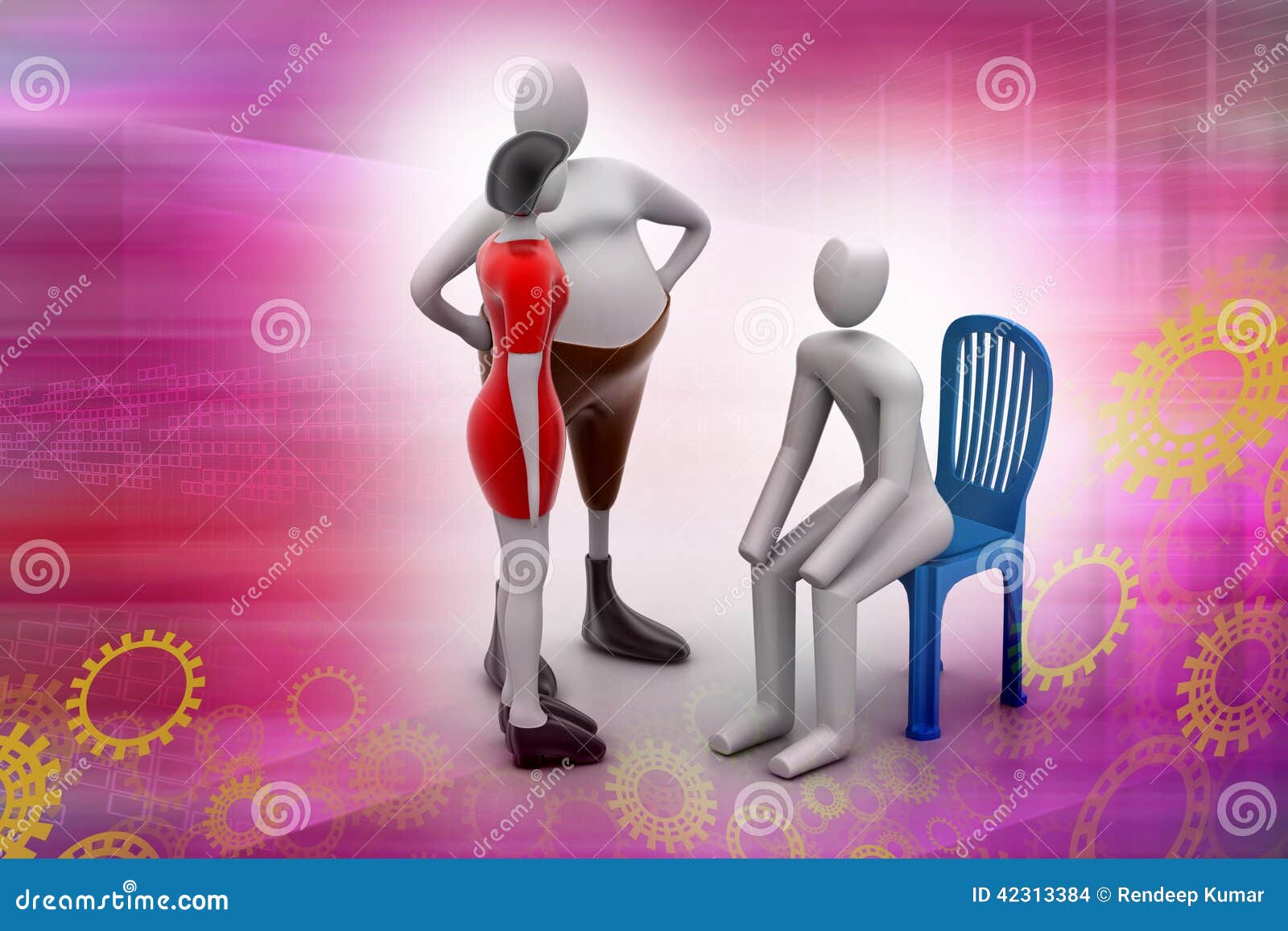 3d Men Discussion Stock Images - Download 273 Royalty Free Photos