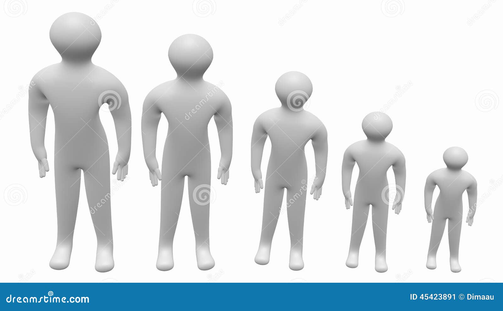 3D people on growth stock illustration. Illustration of person - 45423891