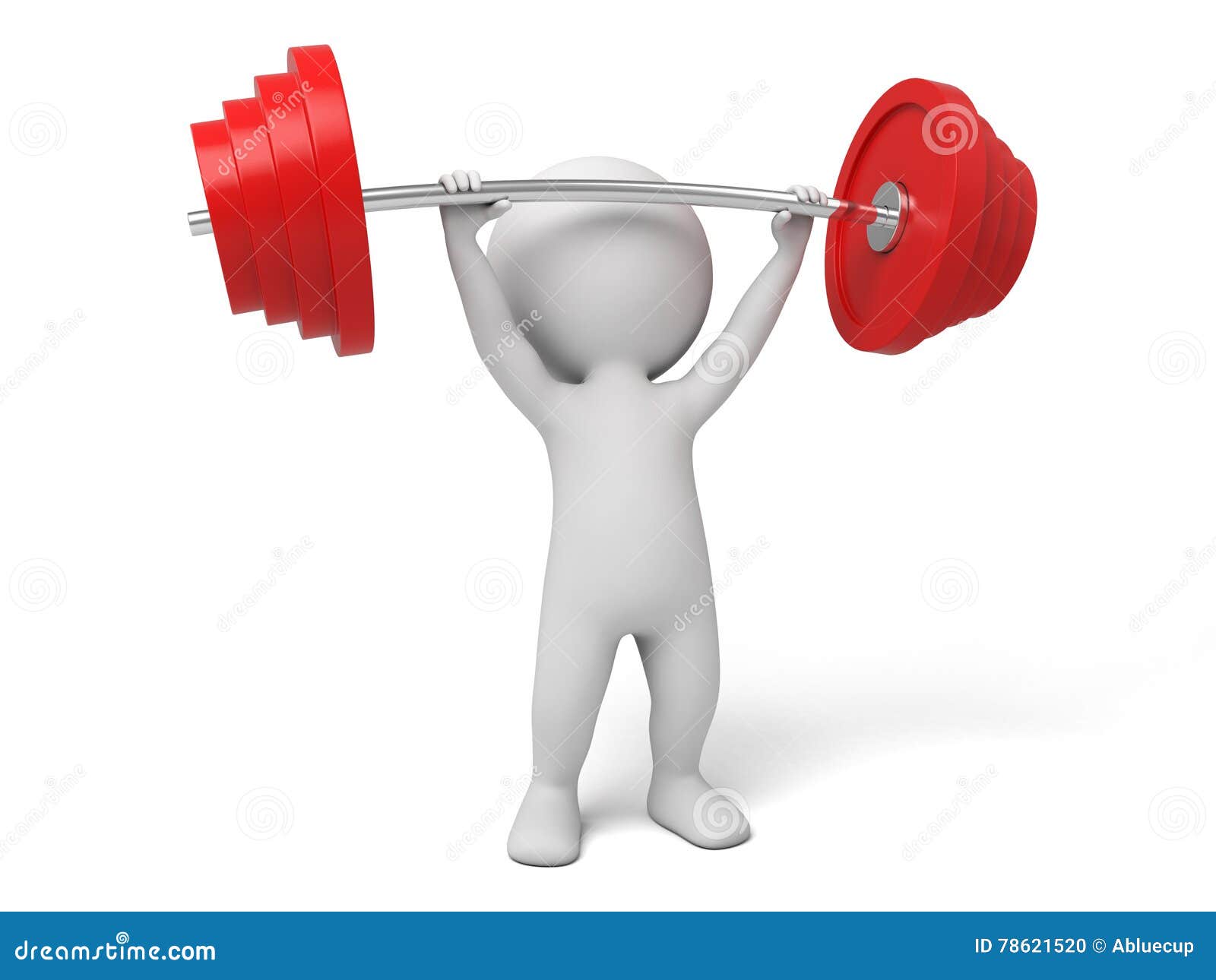 Easy Lightweight Lifting Cartoon