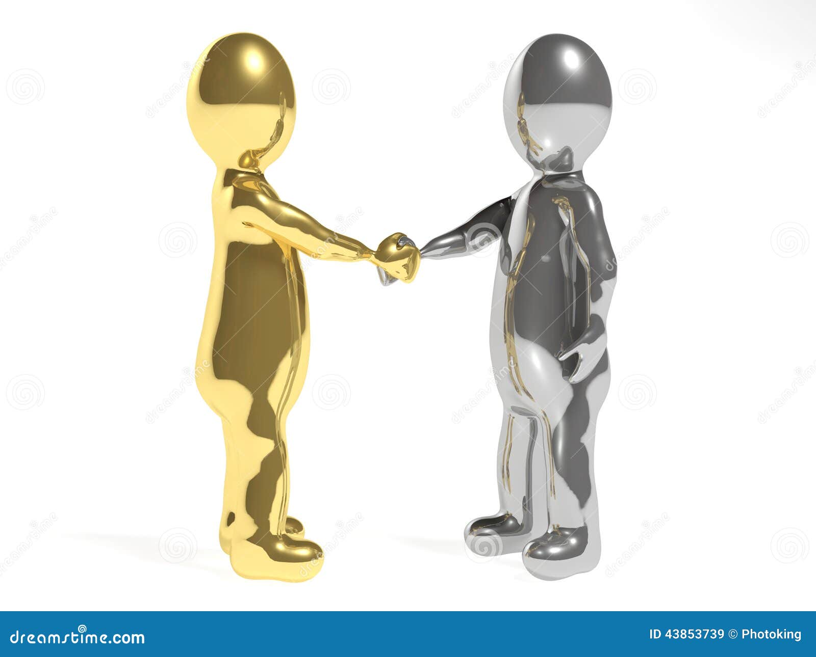 3d people handshake stock illustration. Illustration of character ...