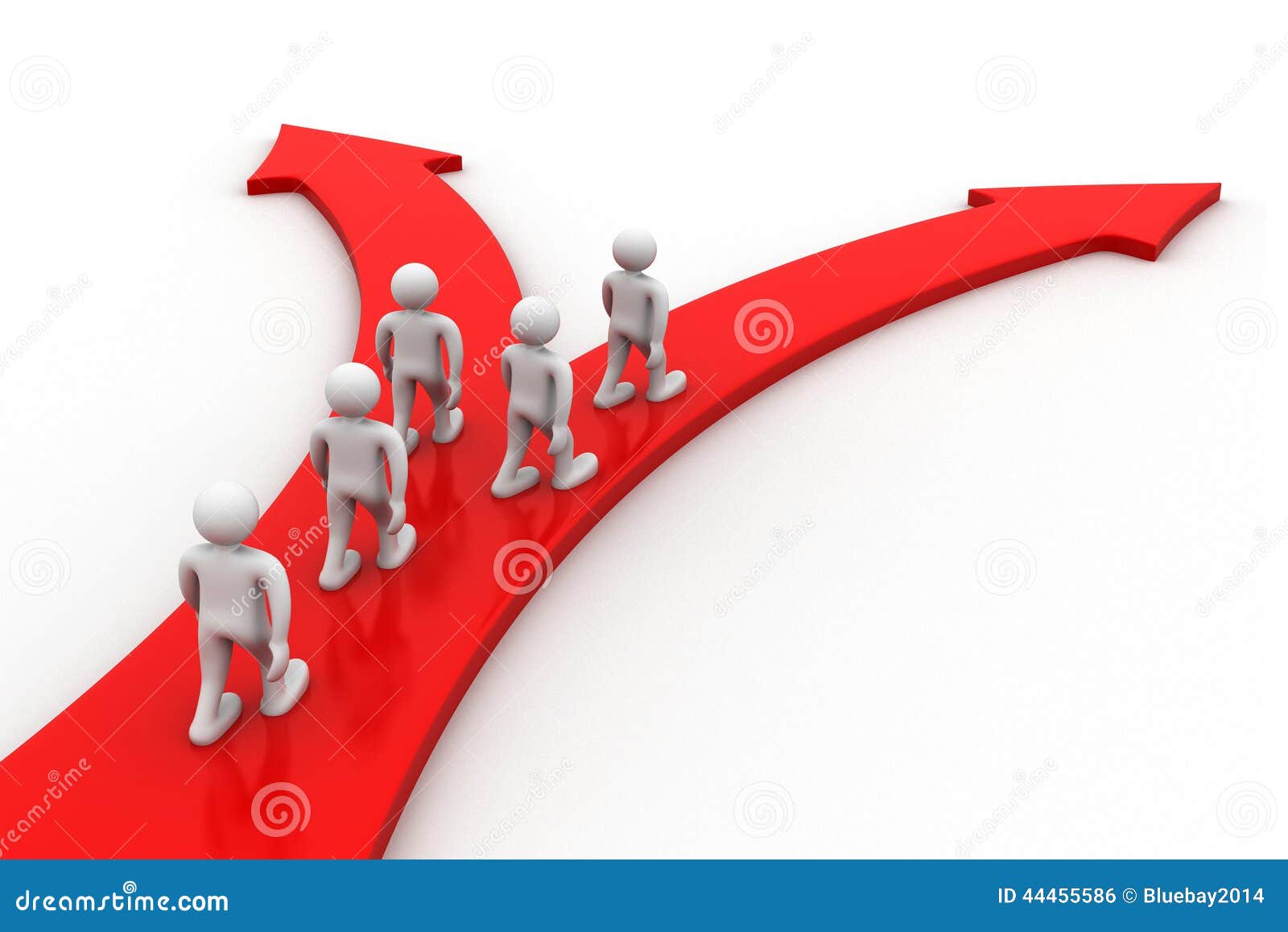 3d People Make Choice for Partner Stock Illustration - Illustration of ...
