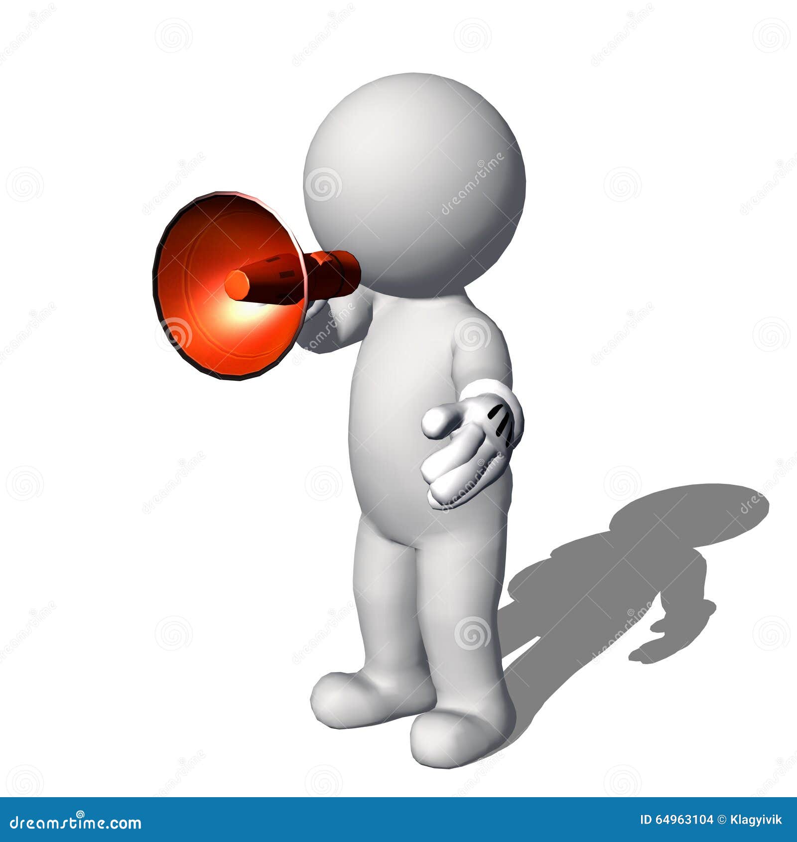 3d people stock illustration. Illustration of rendered - 64963104