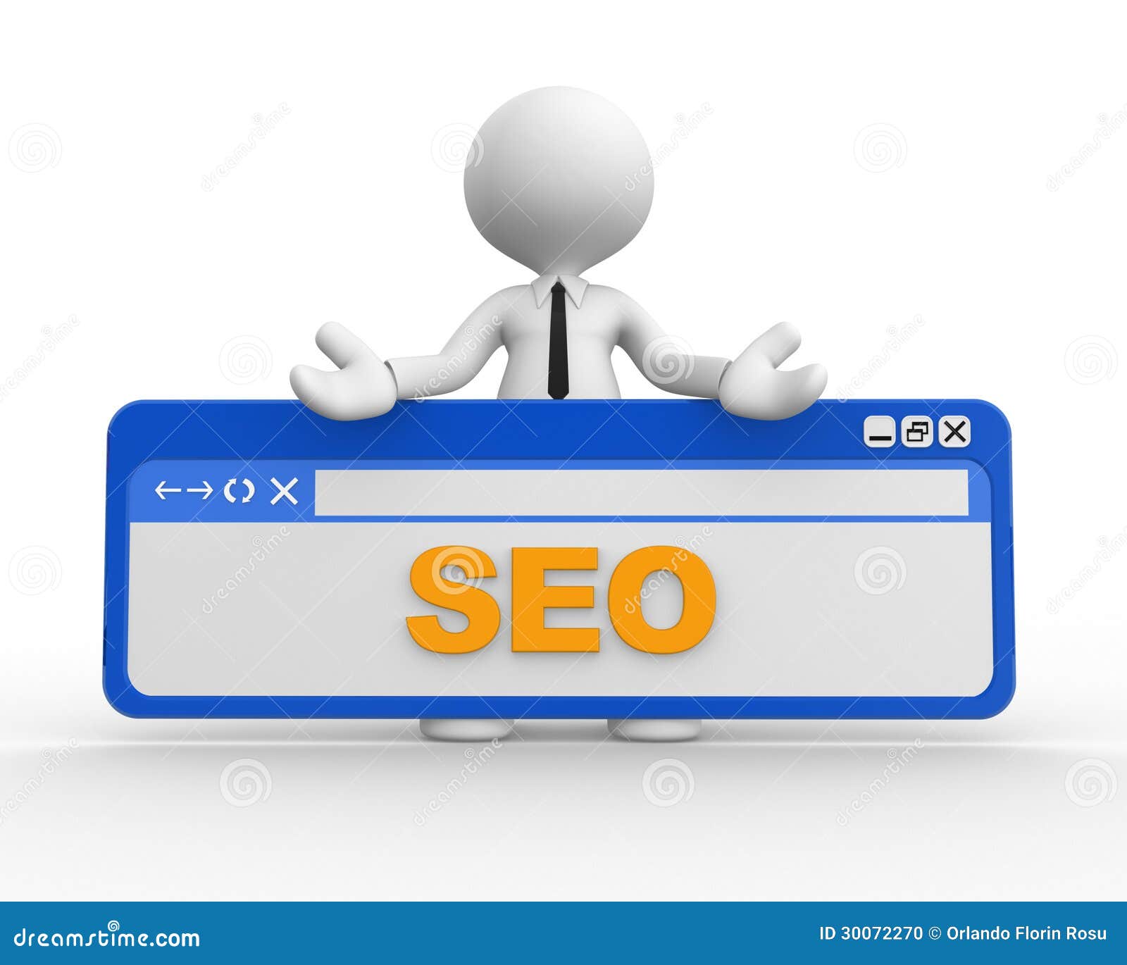 Seo stock illustration. Illustration of explorer, human - 30072270