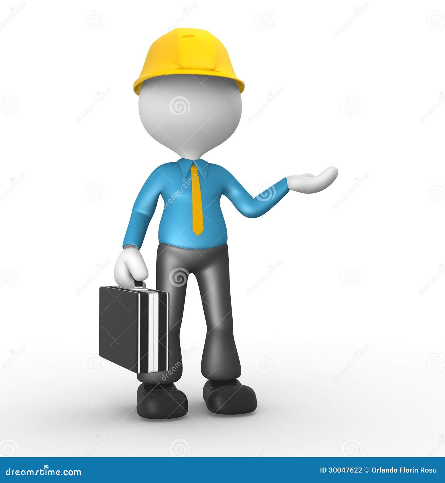 Engineer stock illustration. Illustration of contractor - 30047622