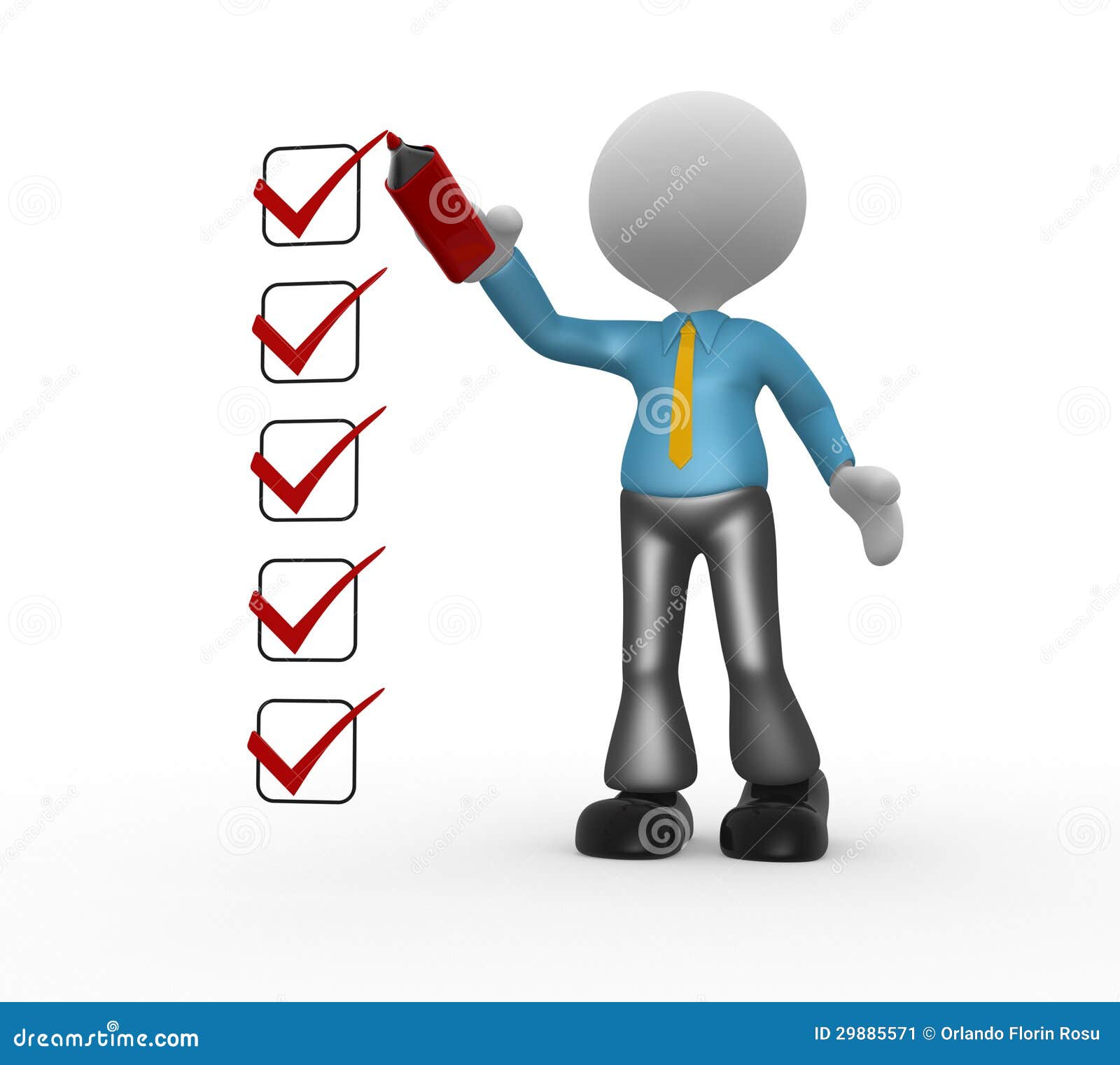 Checklist stock illustration. Illustration of clipart - 29885571
