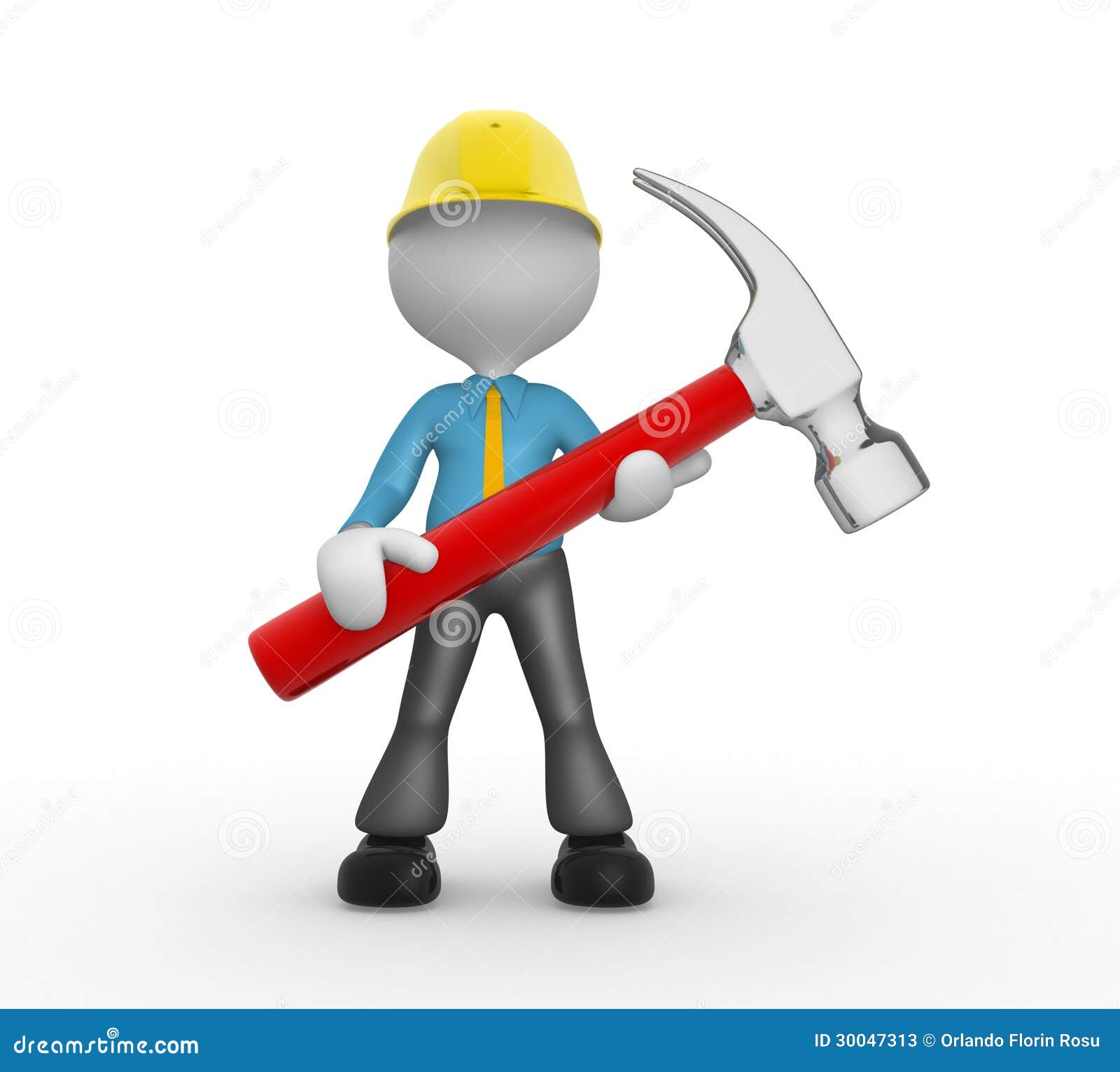 Hammer stock illustration. Illustration of concept, repair - 30047313