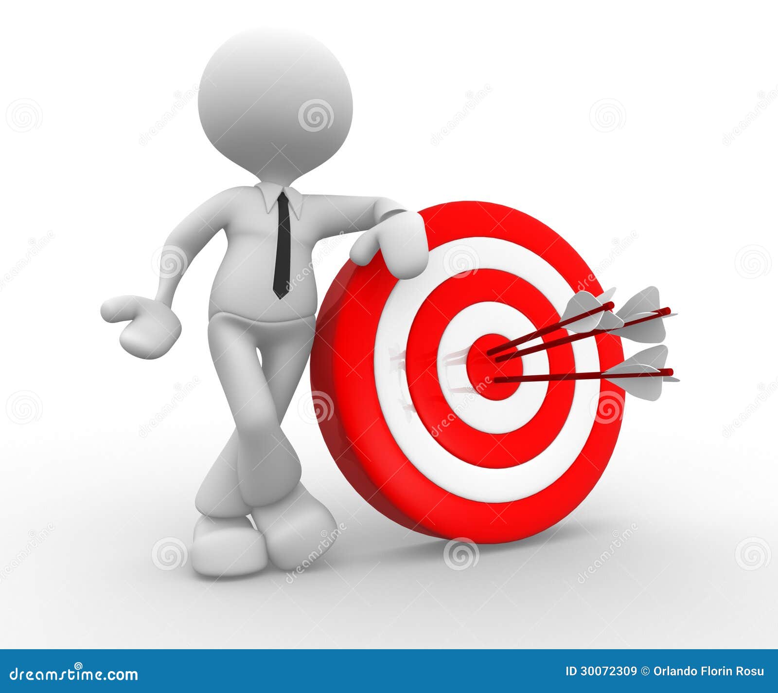 Target stock illustration. Illustration of human, circle - 30072309