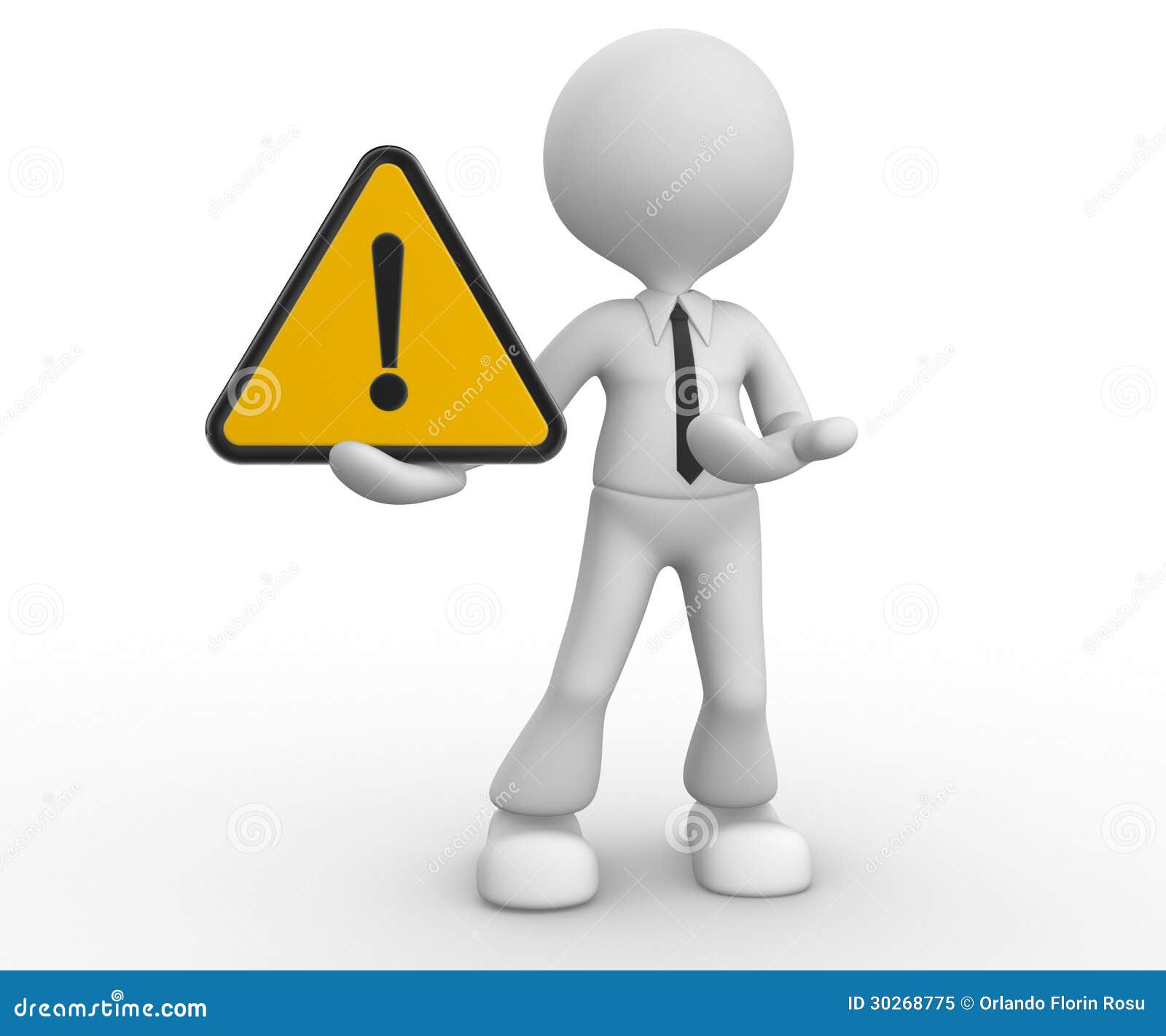 Businessman stock illustration. Illustration of idea - 30268775