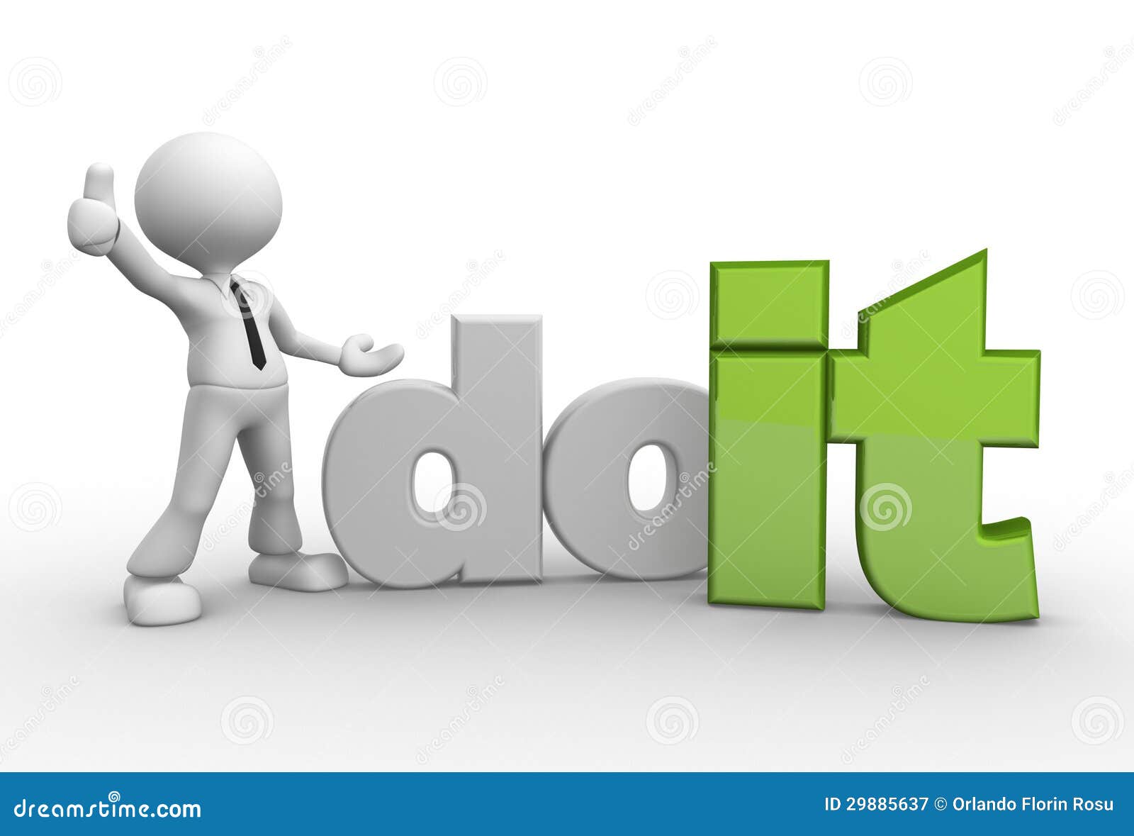 Do it stock illustration. Illustration of motivate, assist - 29885637
